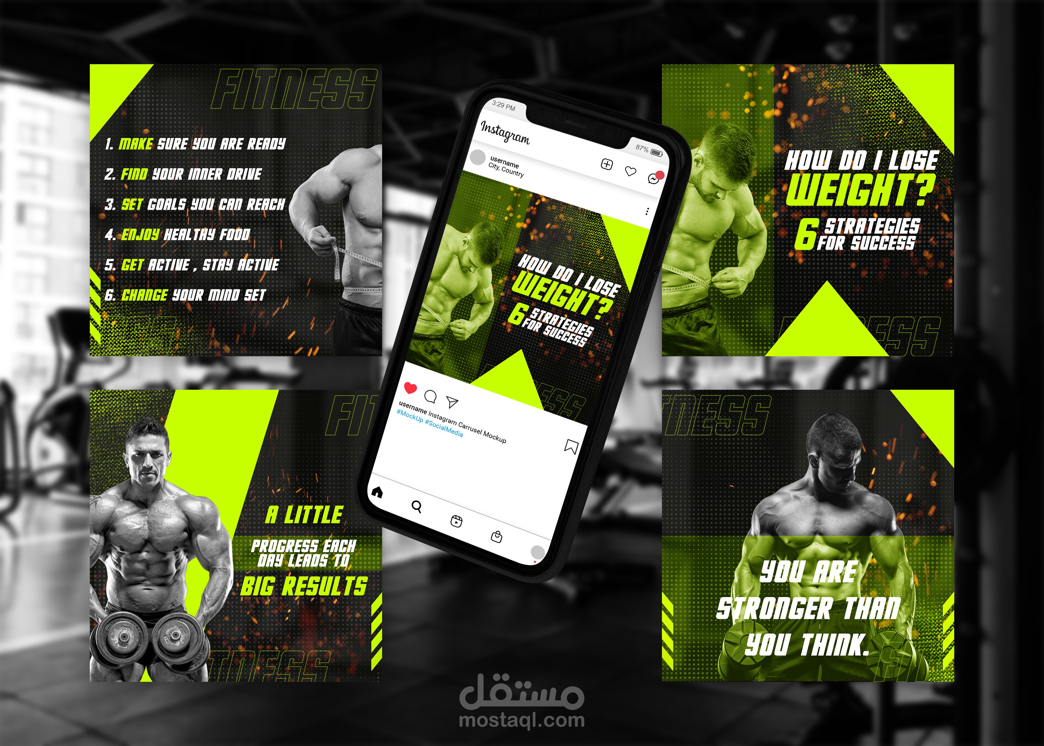 GYM Carousel Design | مستقل
