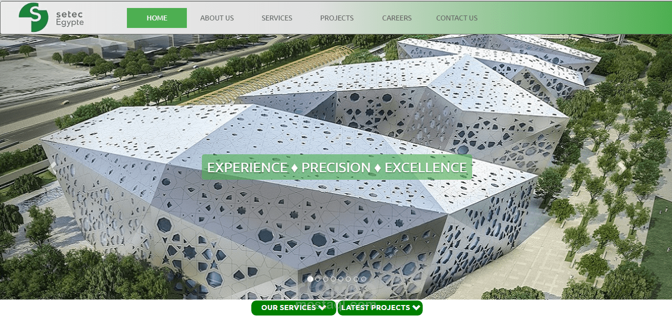 A responsive website for a French engineering company | مستقل