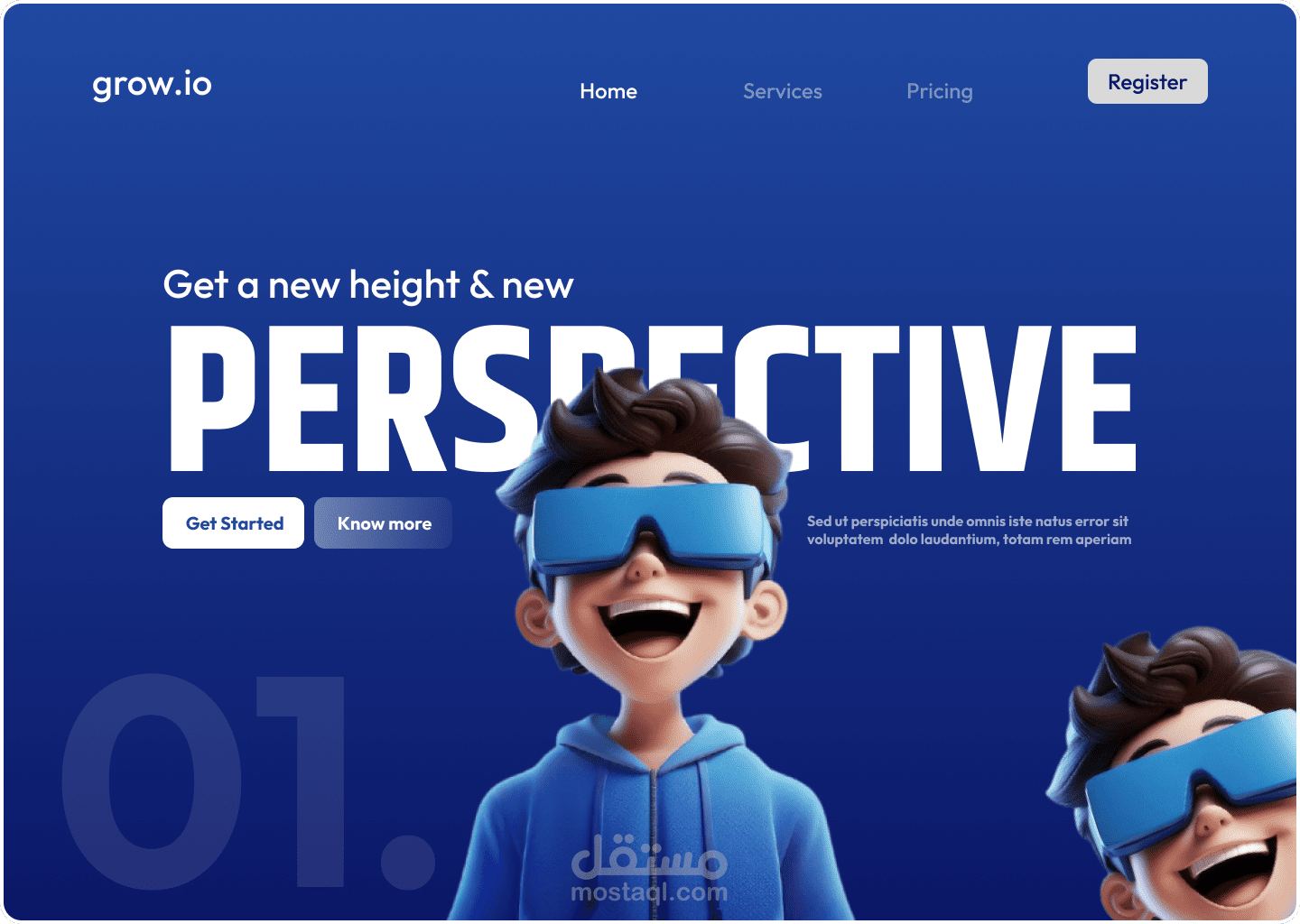 simple website Ui Design | مستقل