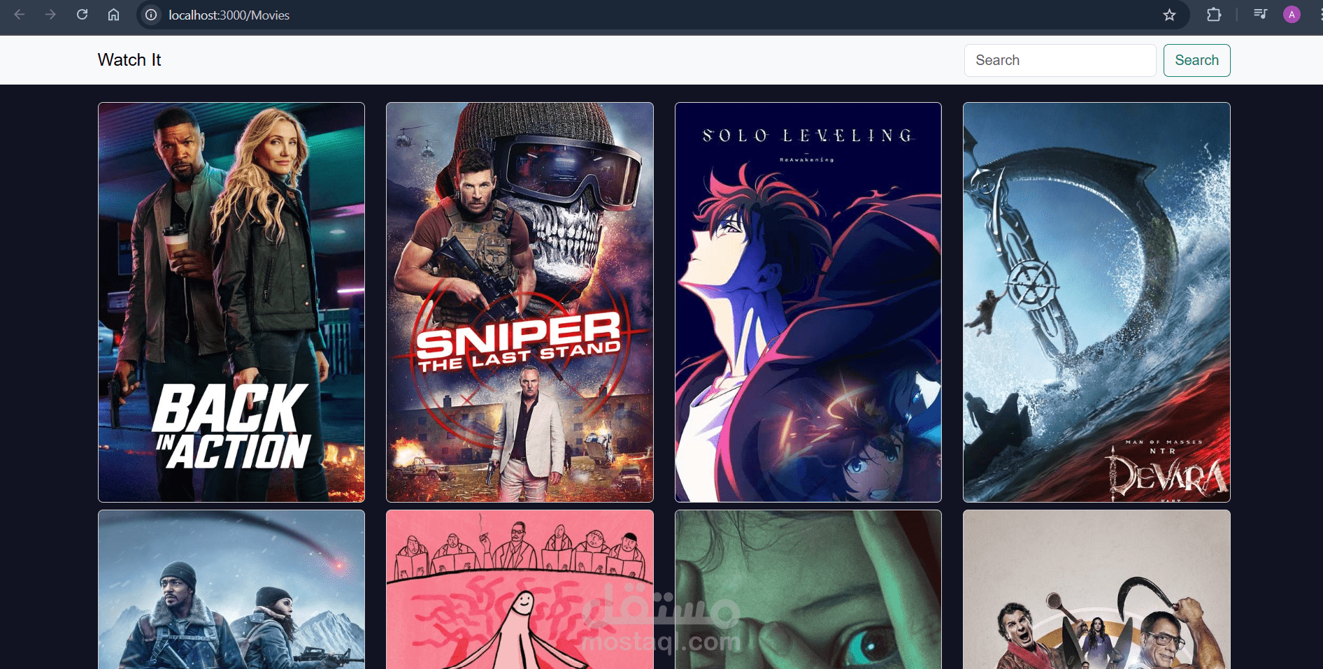 Movies Website | مستقل