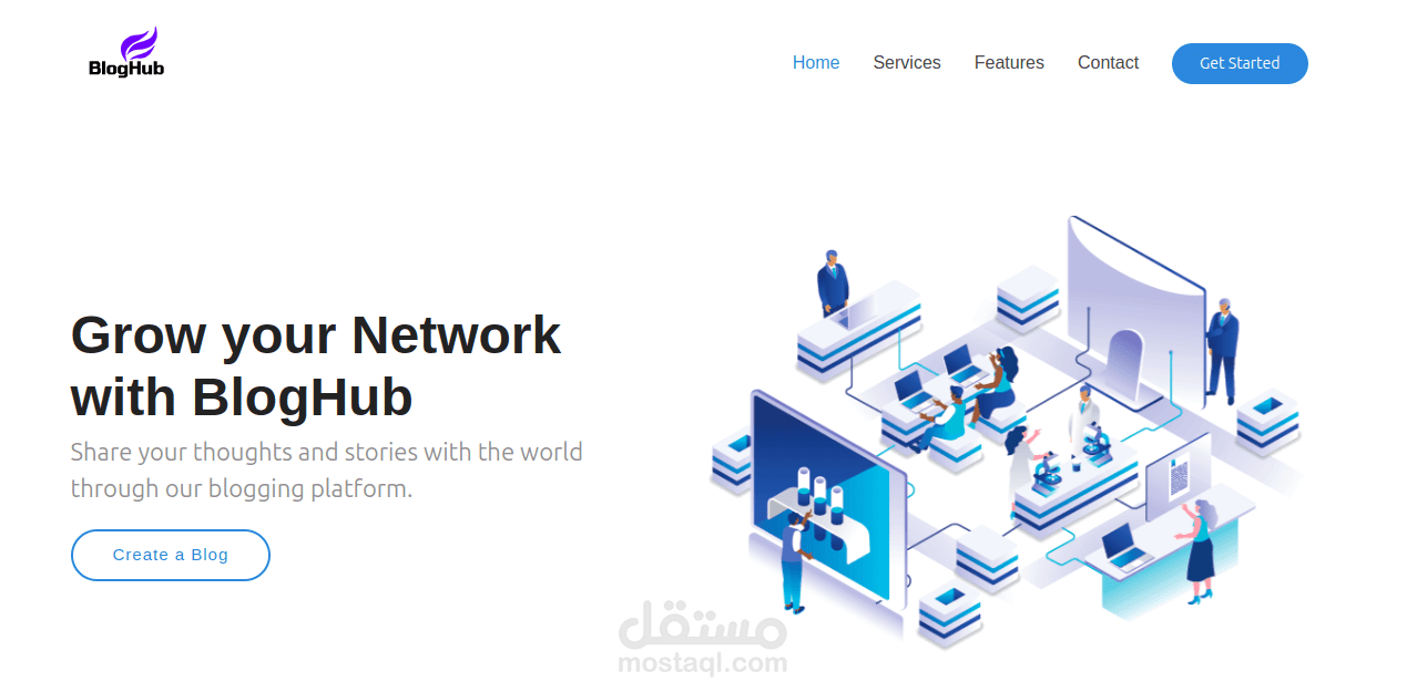 Blogging Web App | مستقل