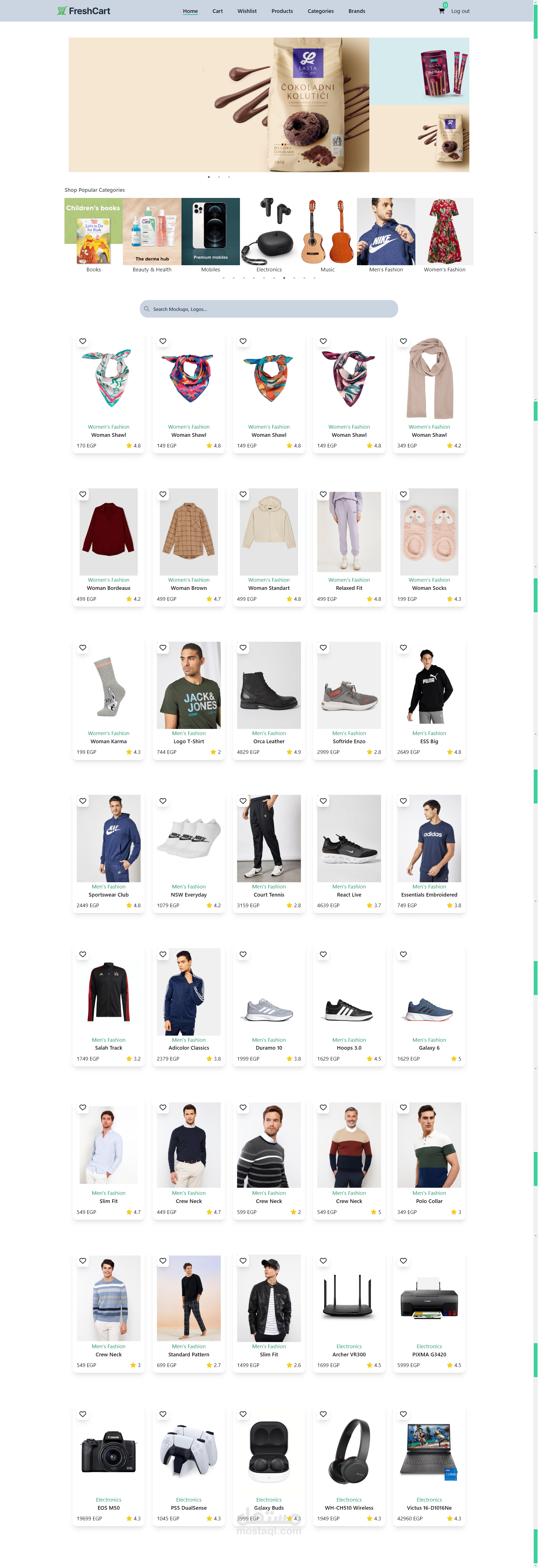 Fresh Cart – Your Ultimate E-Commerce Platform | مستقل