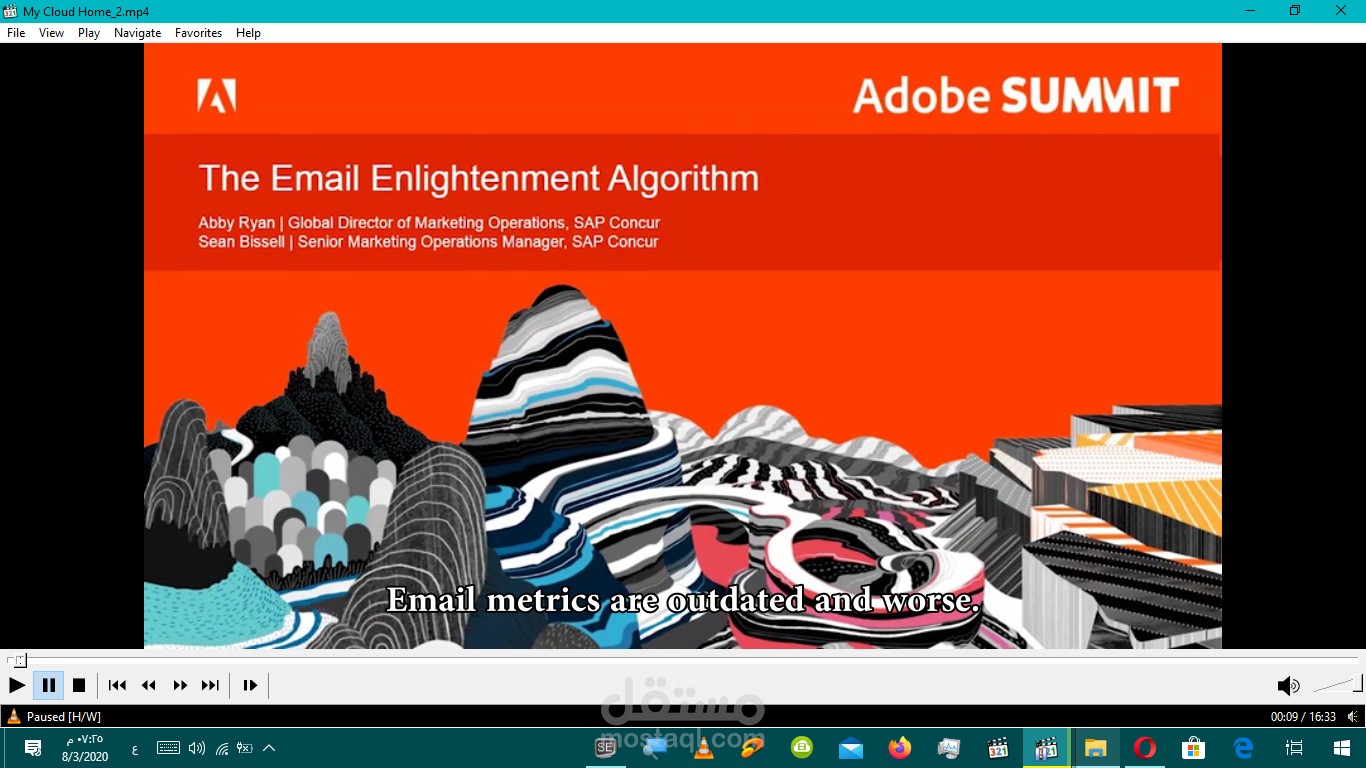 Subtitling For Adobe Summit courses | مستقل