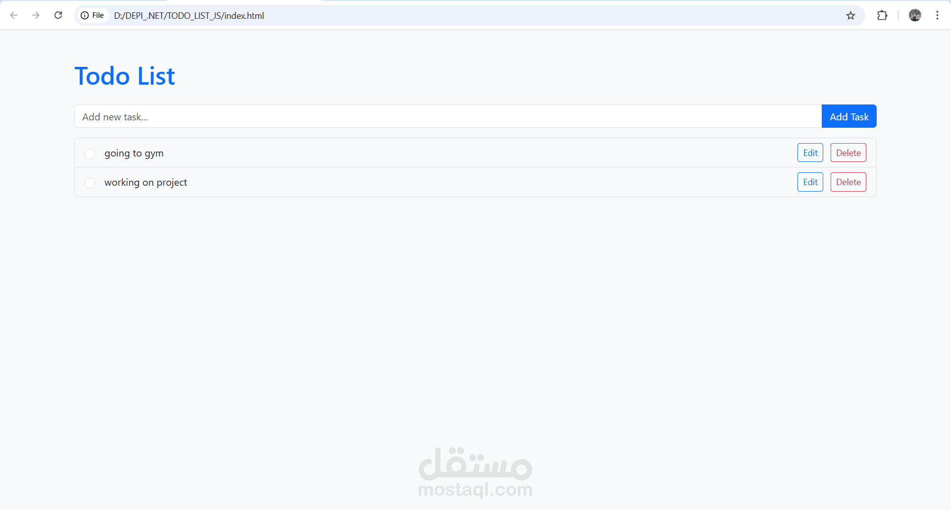 to do list website | مستقل