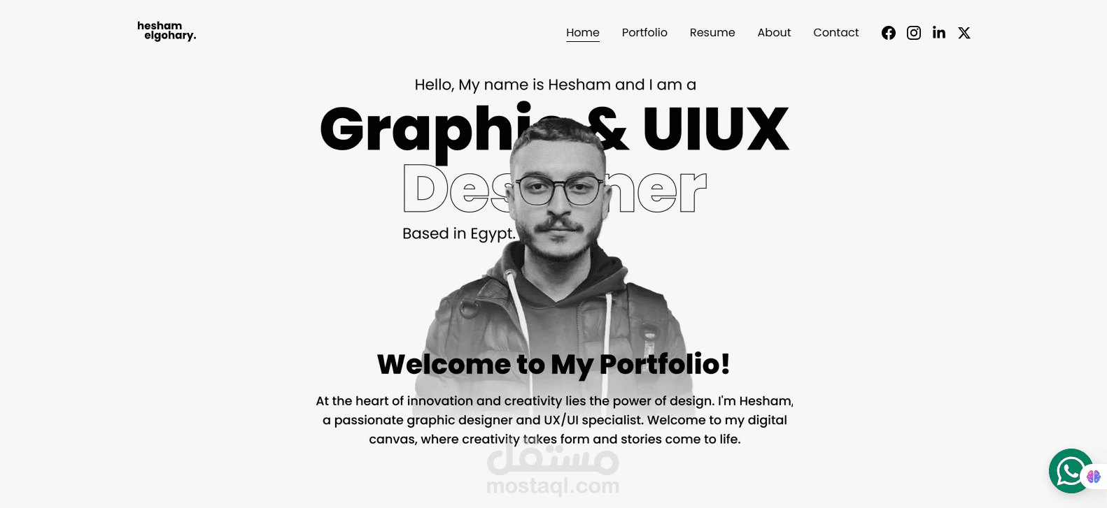 My Portfolio Website | مستقل