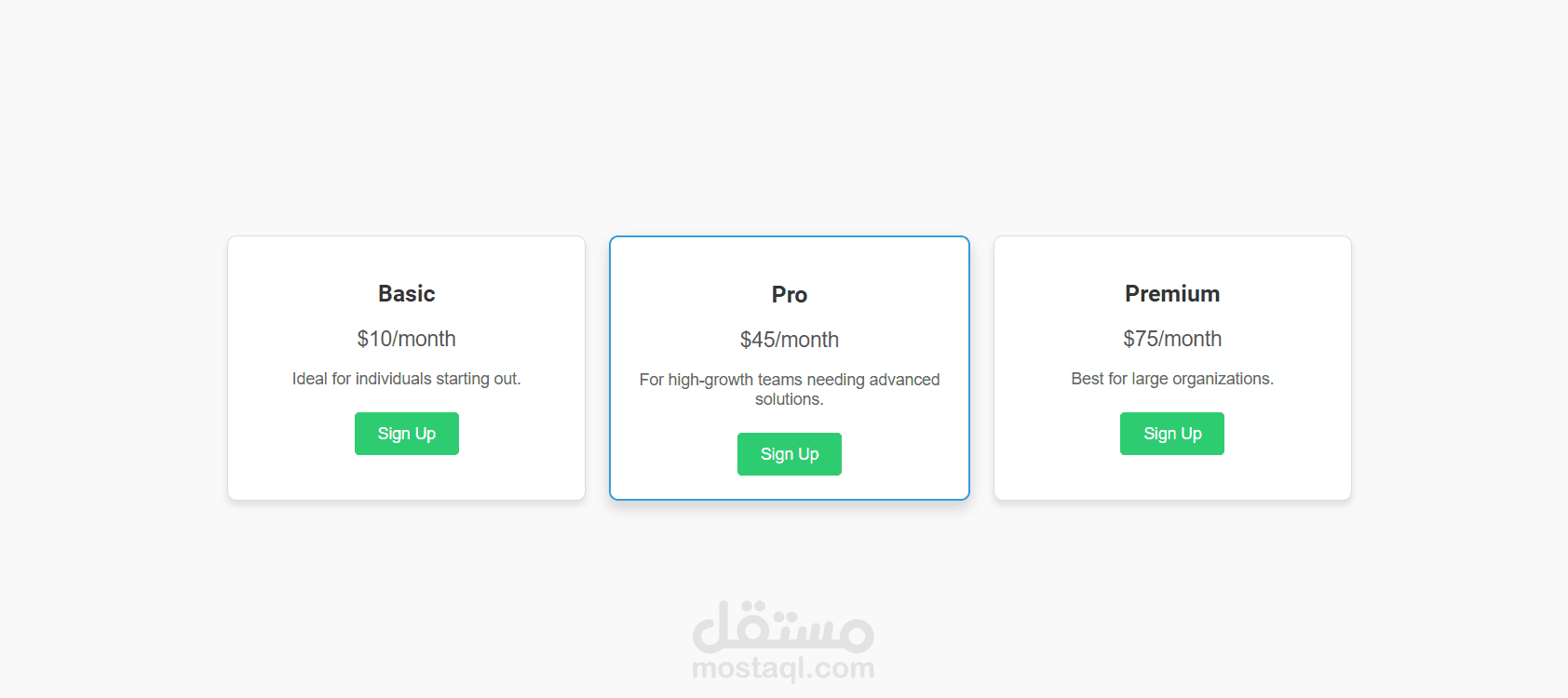 Interactive-Pricing-Table | مستقل Interactive-Pricing-Table | مستقل