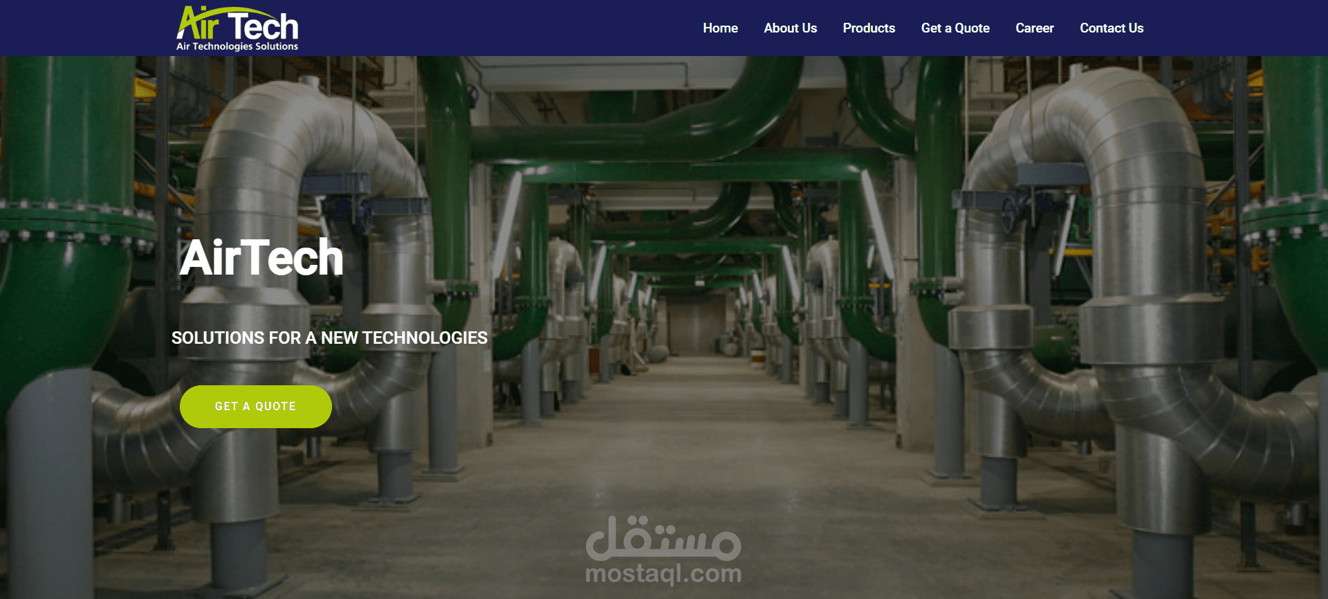 AirTech Website | مستقل