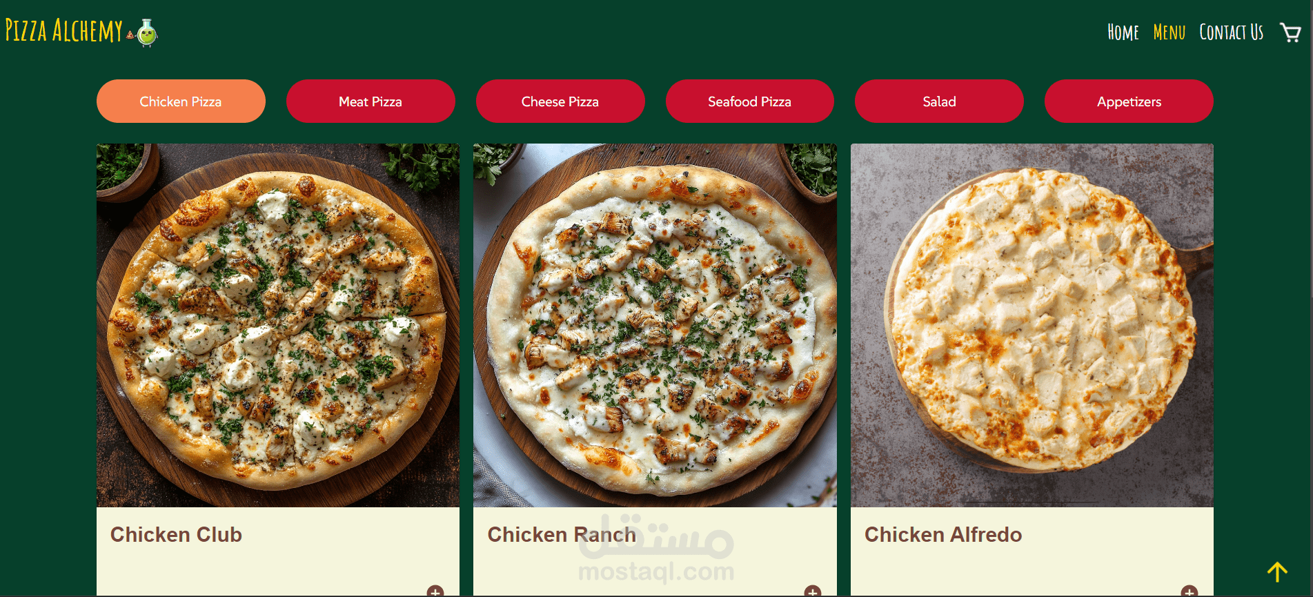 Restaurant Ordering Web App | مستقل