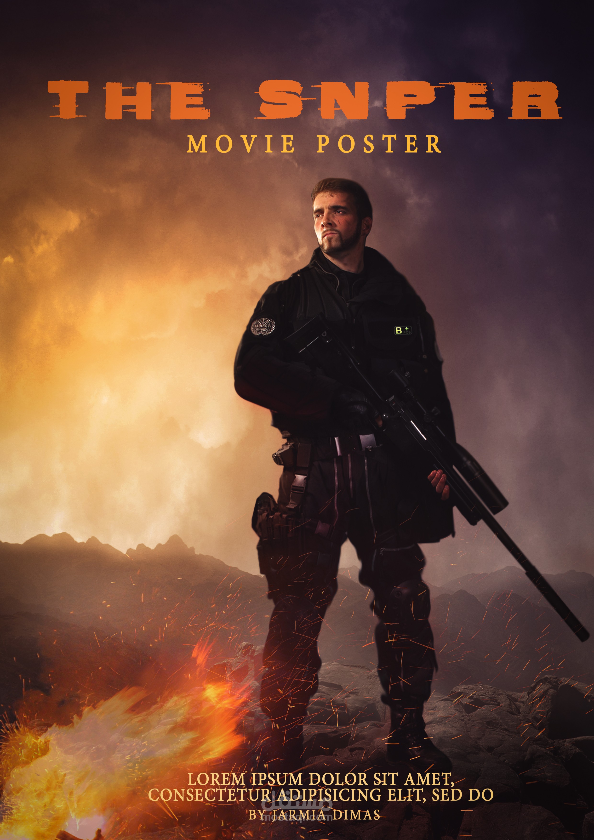 action poster design | مستقل