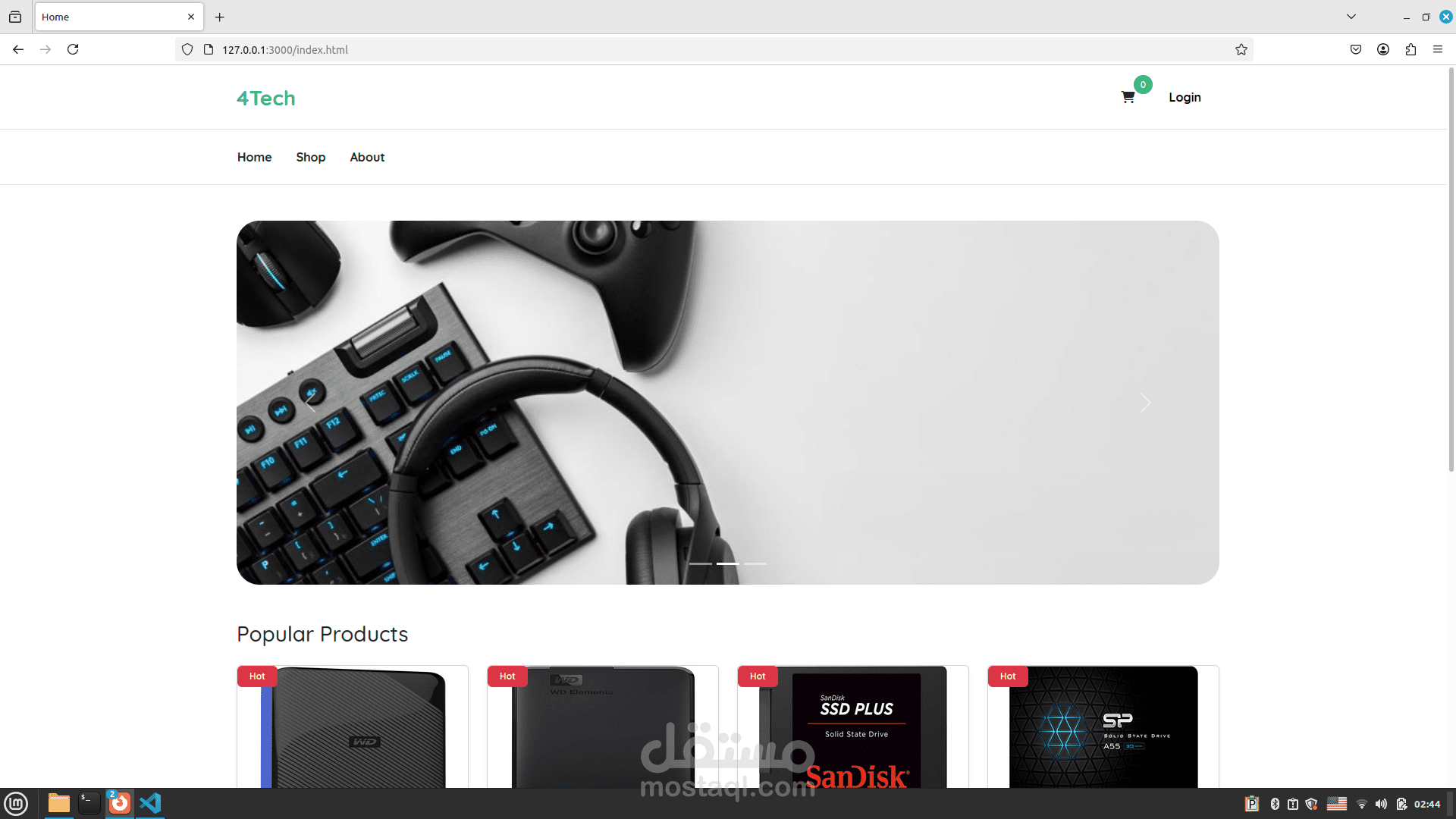 Multi-Actor E-commerce System | مستقل