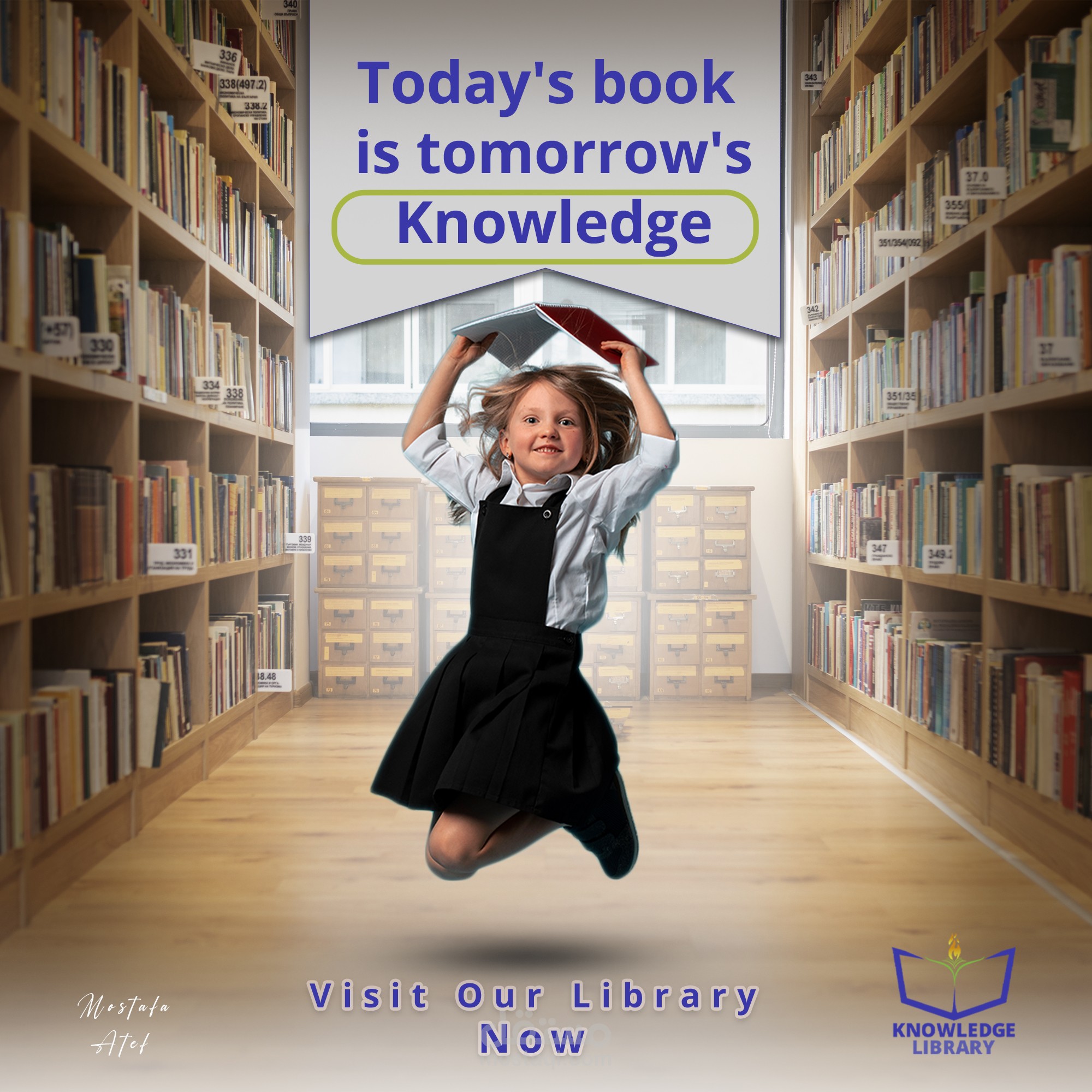 knowledge library social media post | مستقل