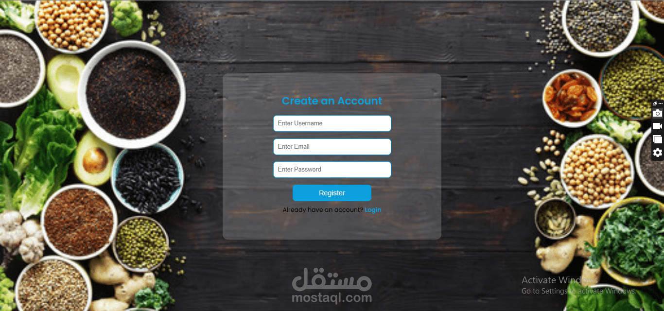 منصة التسجيل وإدارة المستخدمين - باستخدام php , mysql ,html5 ,css3 | مستقل