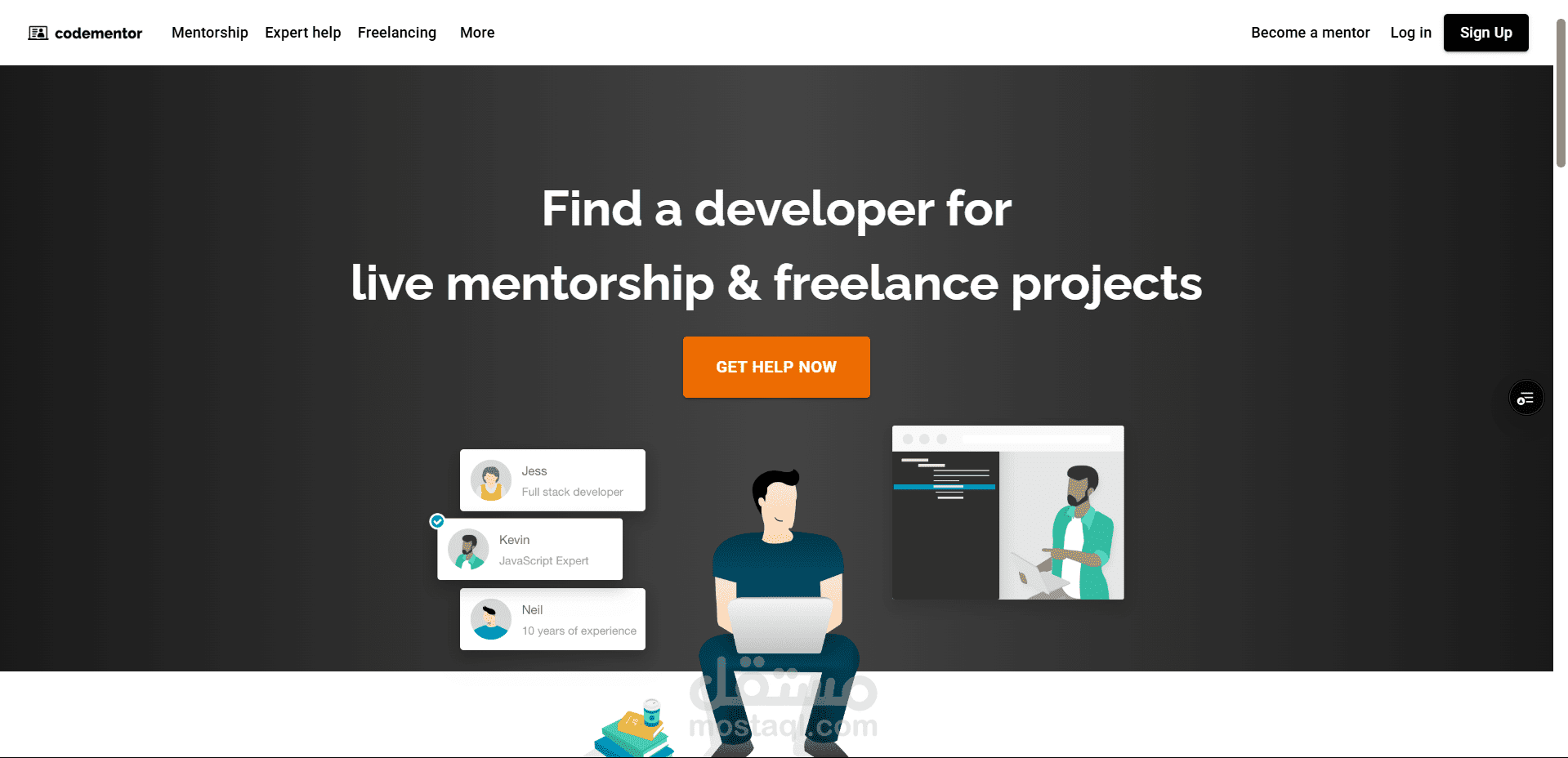 Code Mentor – Live Mentorship | مستقل