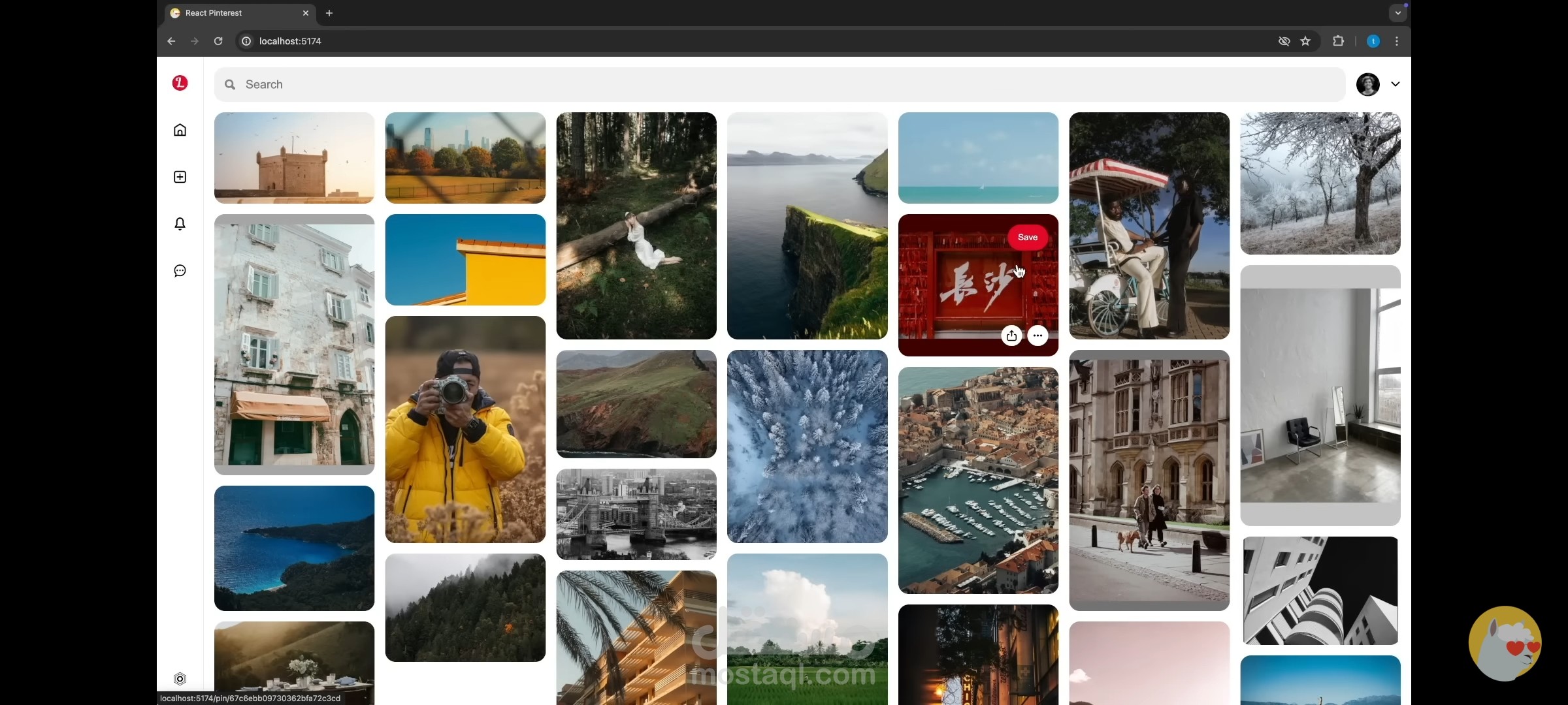 Pinterest clone | مستقل