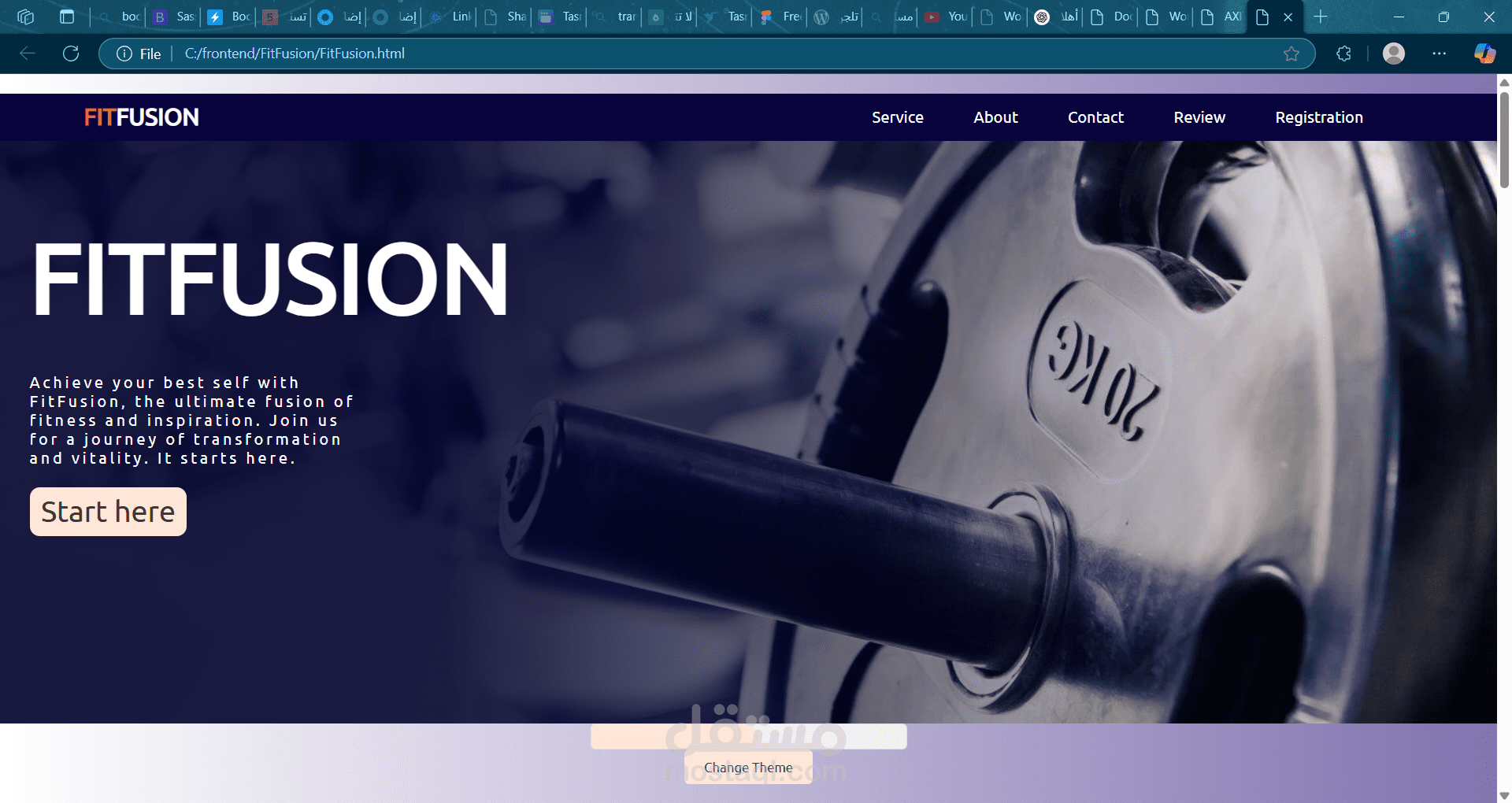 FitFusion page | مستقل