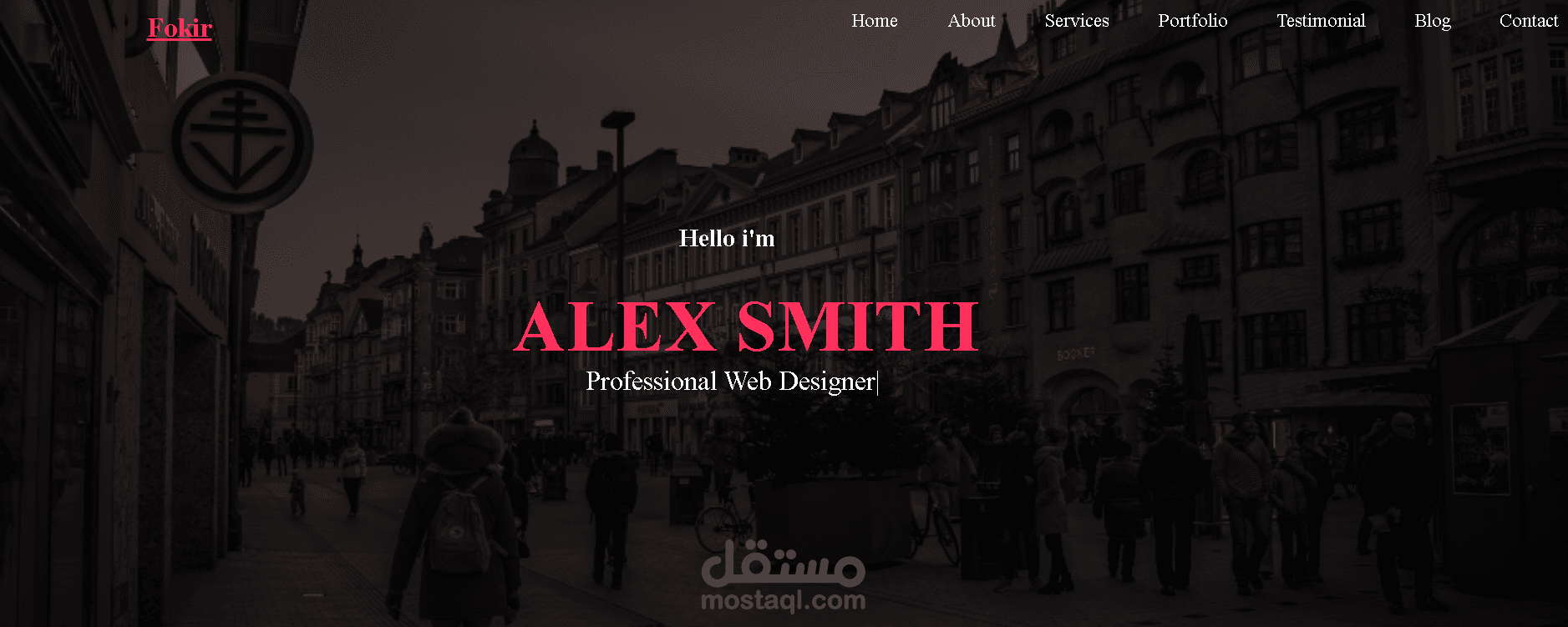 Fokir (personal website) | مستقل