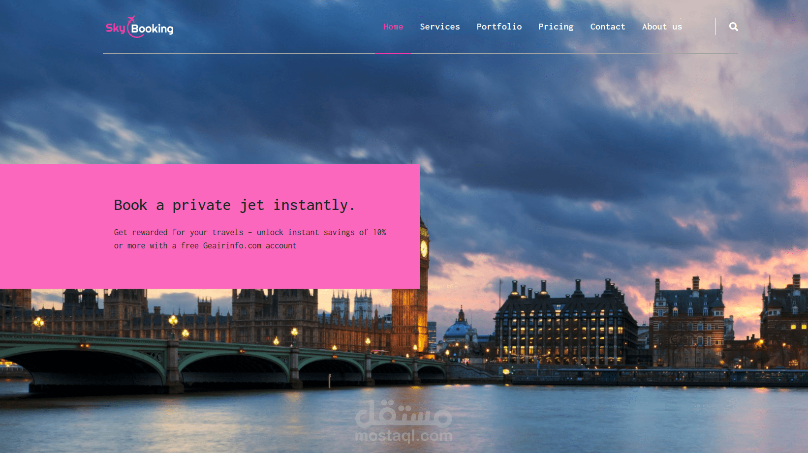 Landing Page | مستقل