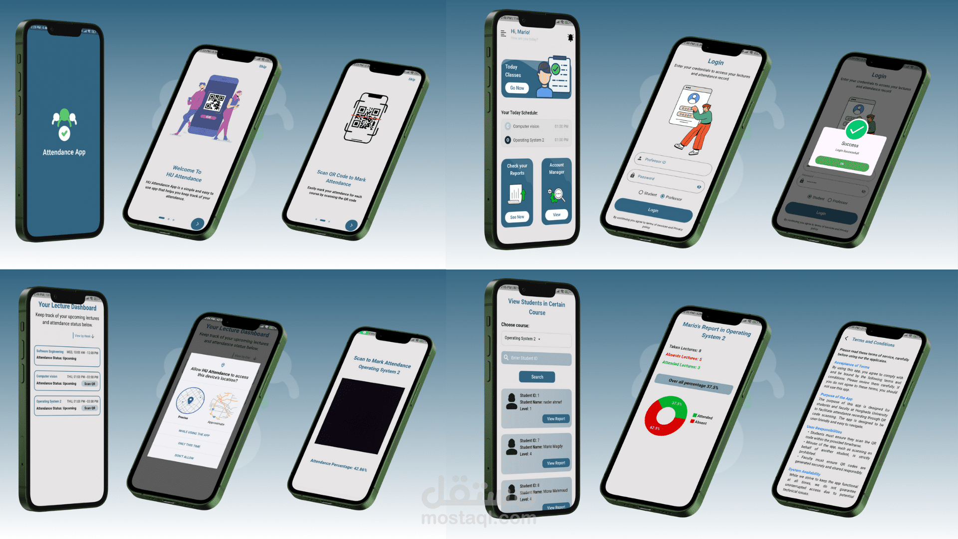 QR Attendance app | مستقل