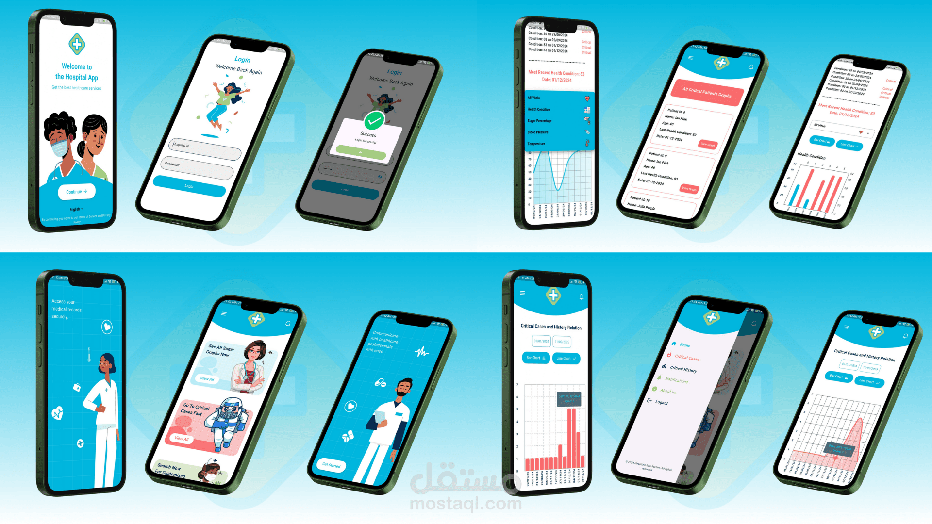 Hospital App (Doctor Panel) | مستقل
