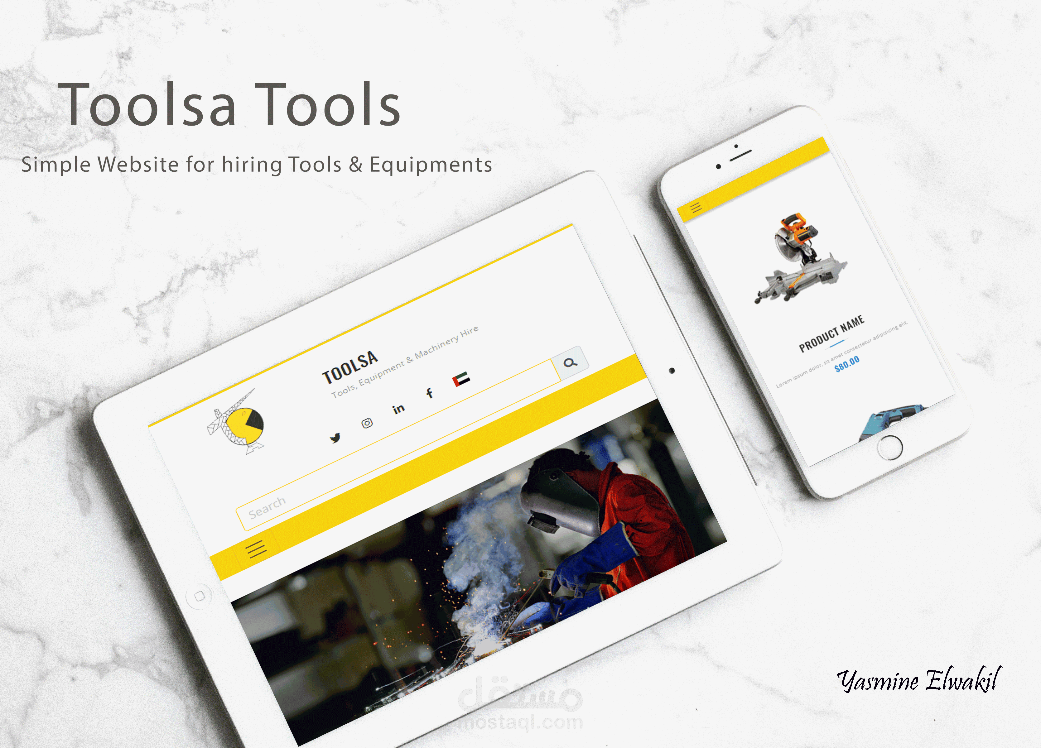 Toolsa Tools, Equipment & Machinery Hire | مستقل