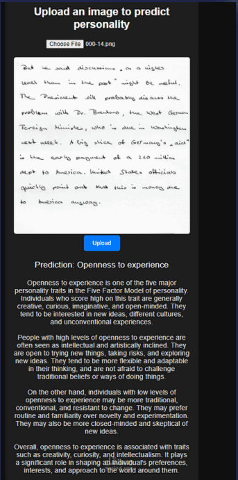 Analyzing Handwriting to Infer Personality Traits | مستقل