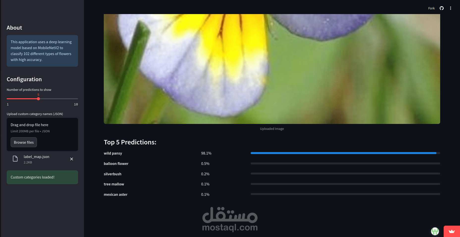 Flower Classifier | مستقل
