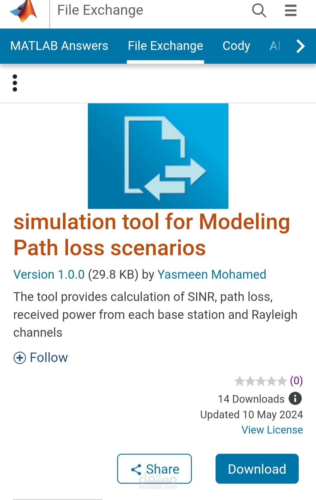 simulation tool for Modeling Path loss scenarios | مستقل