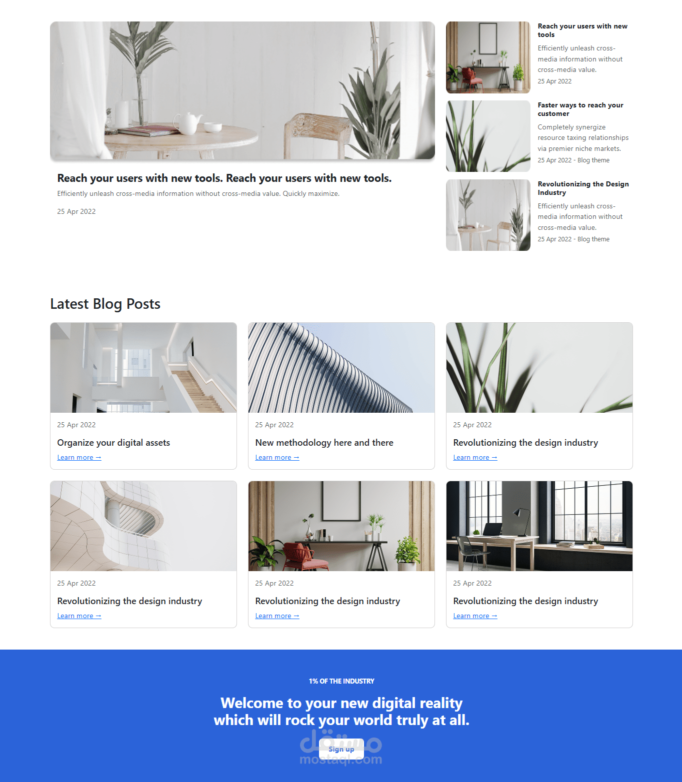 responsive Bootstrap sections | مستقل