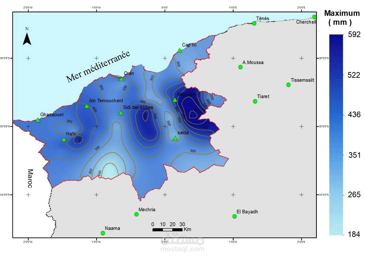 Thematic Maps for Climate & Water Resource Analysis | مستقل