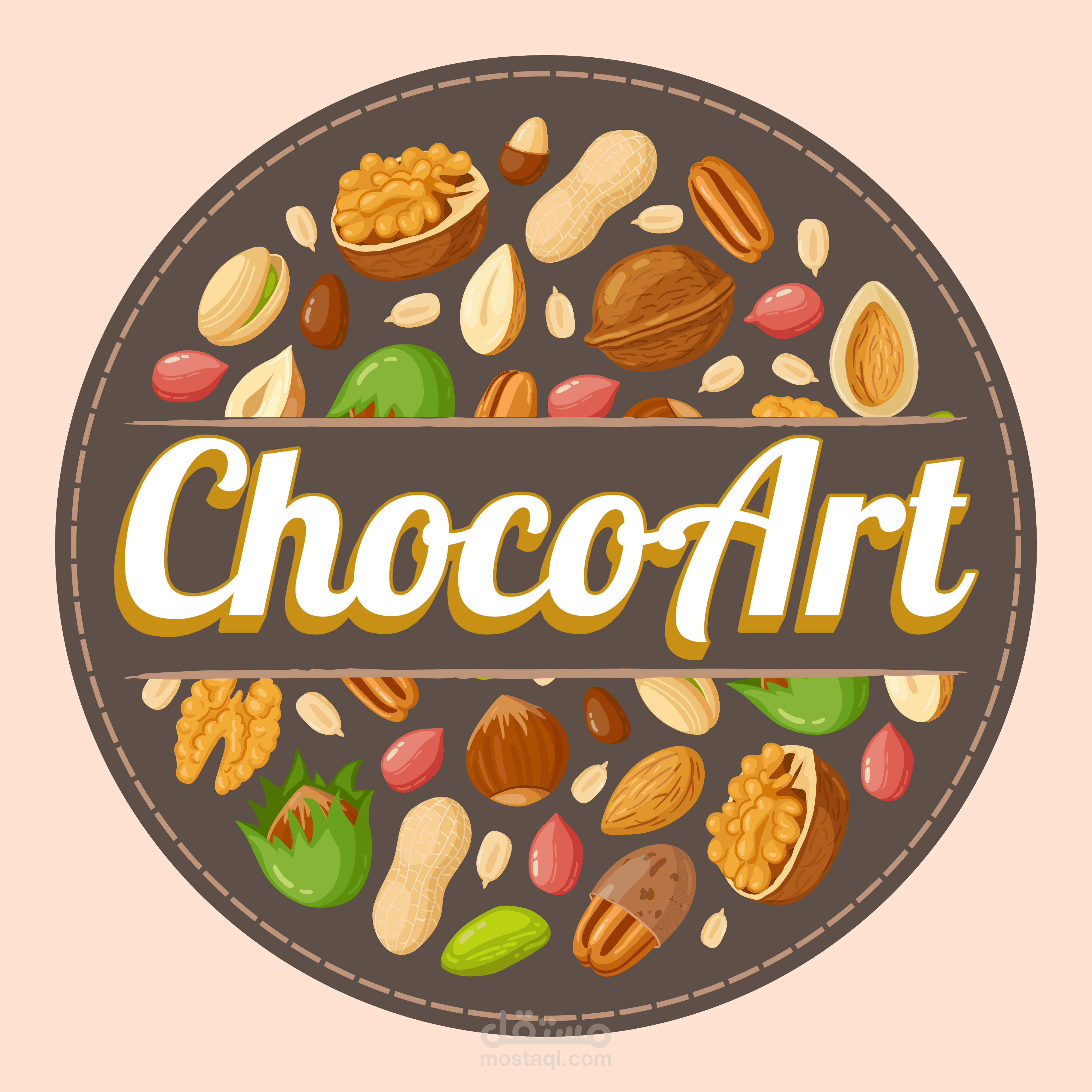 صممت شعار لمتجر Chocoart | مستقل