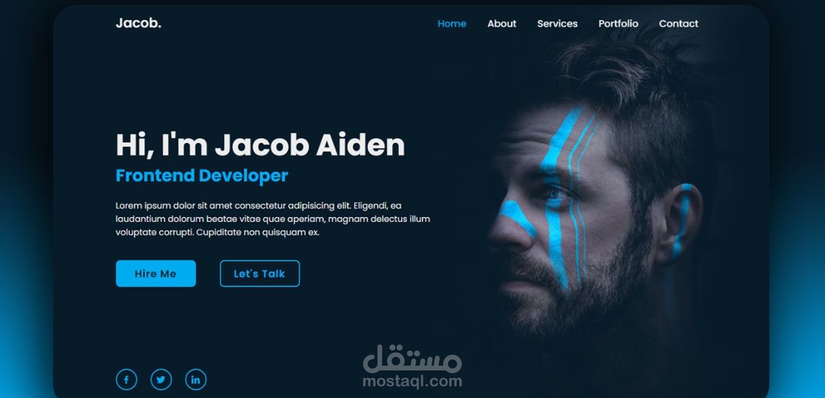 إنشاء صفحة هبوط متجاوبة وجذابة بـ HTML, CSS, Bootstrap, JS | مستقل إنشاء صفحة هبوط متجاوبة وجذابة بـ HTML, CSS, Bootstrap, JS | مستقل