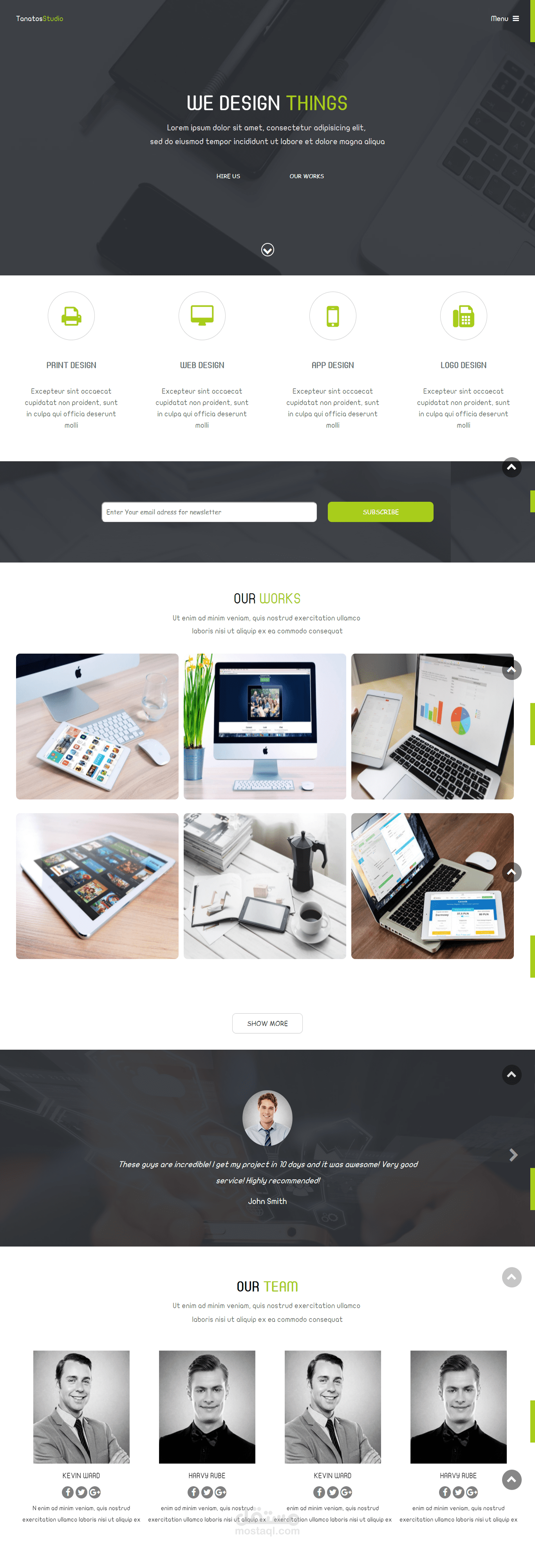 Tanatos Psd Responsive | مستقل