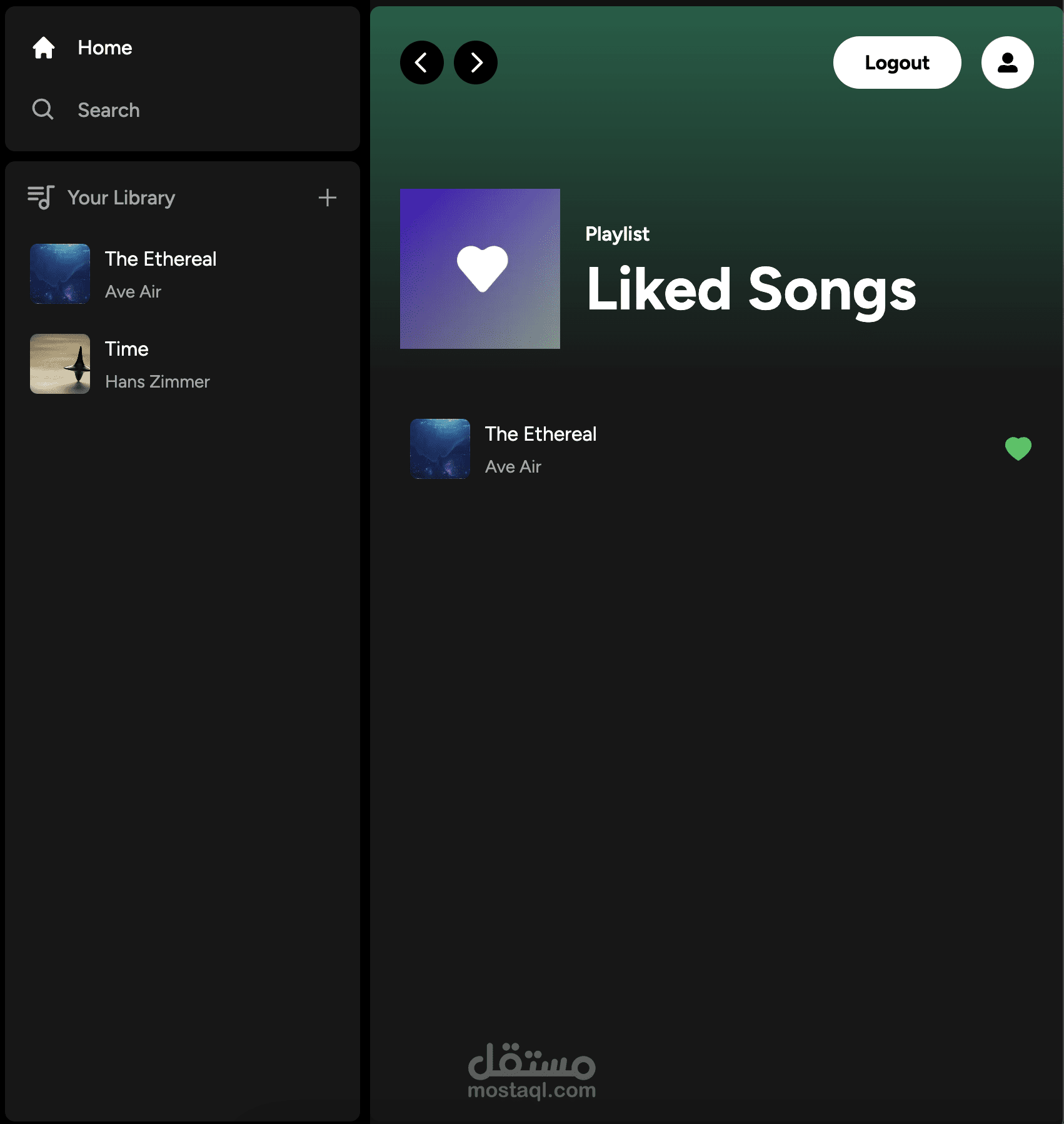 Spotify Clone | مستقل