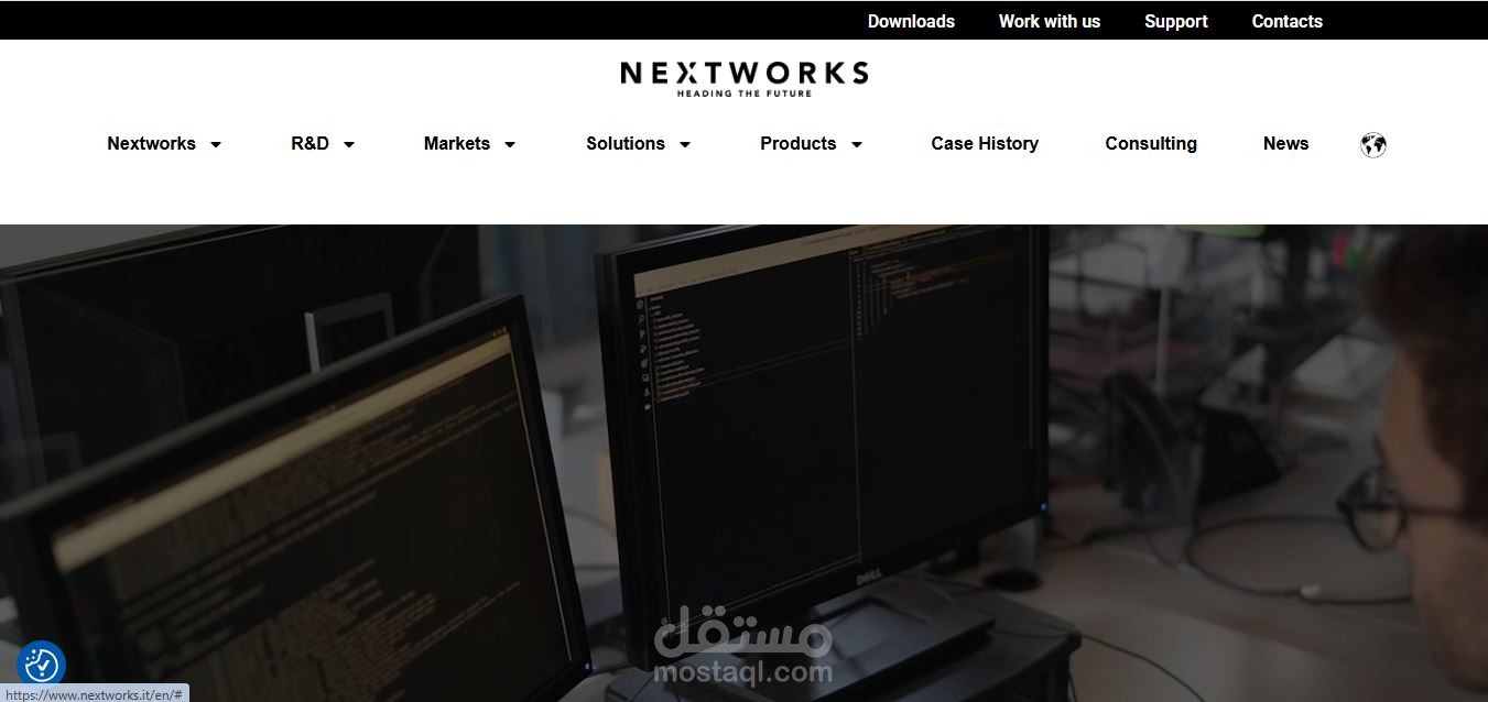 3️⃣ Nextworks "Corporate Website Design and Development for Nextworks IT Services" | مستقل