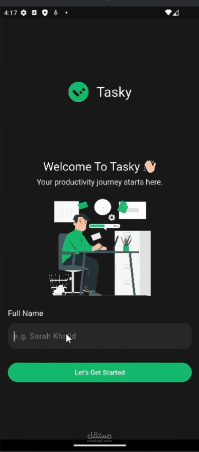 Flutter Tasky App | مستقل