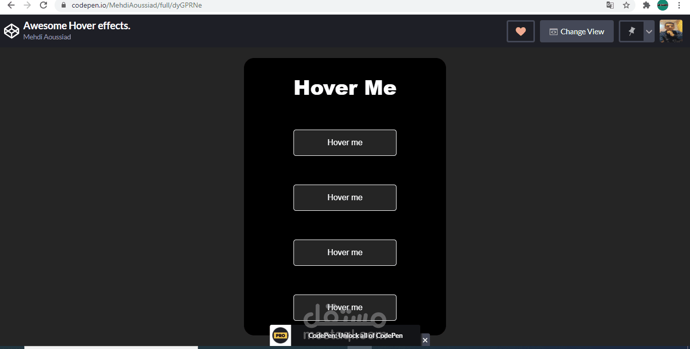 Awesome Hover Effects using HTML5 & CSS3 | مستقل Awesome Hover Effects using HTML5 & CSS3 | مستقل