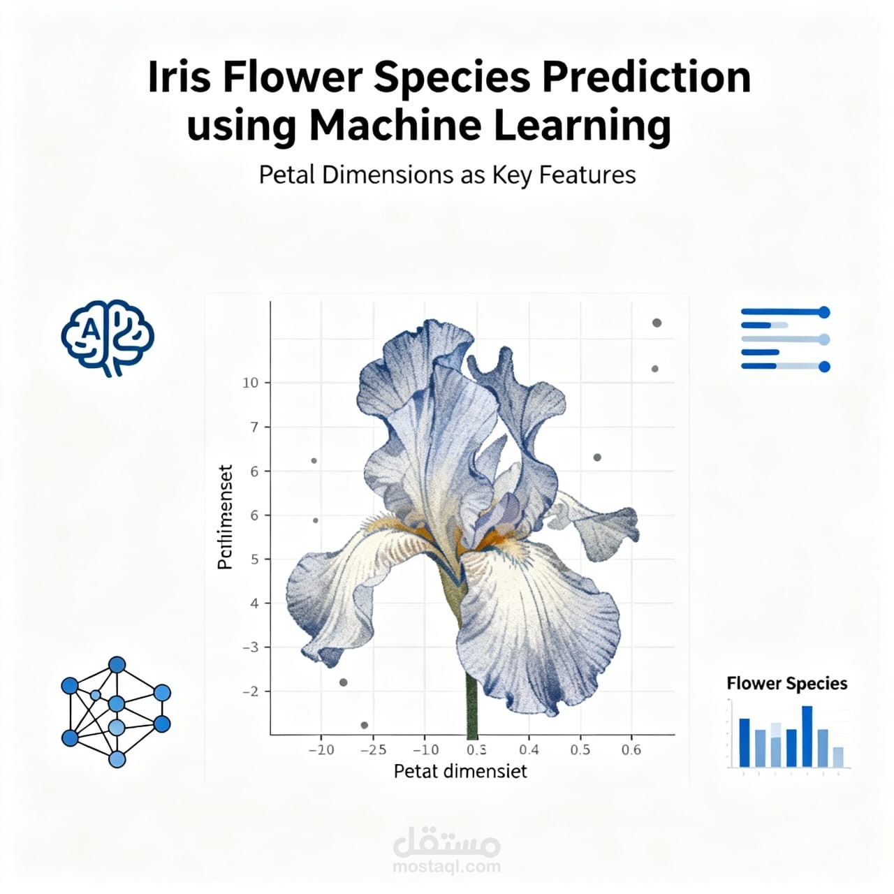 تصنيف بيانات Iris باستخدام خوارزمية Decision Tree في Python | مستقل