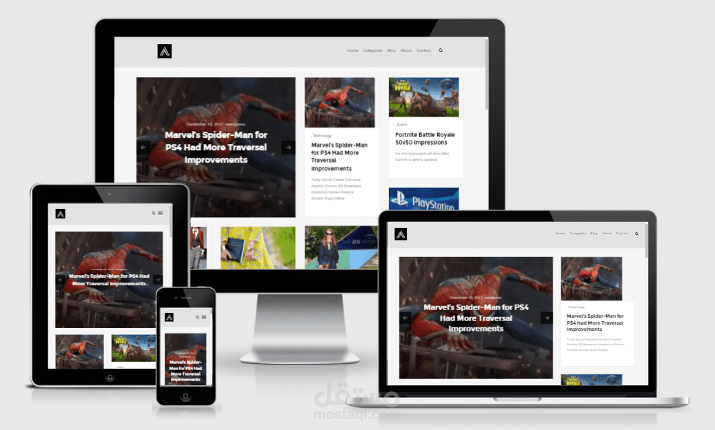 Abstract Website | مستقل