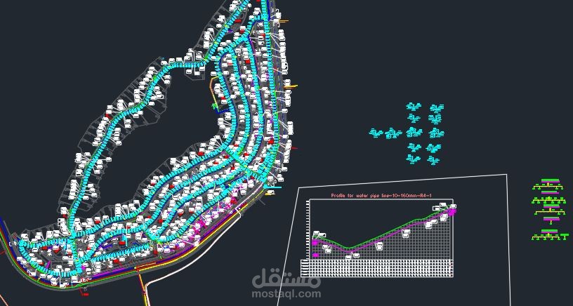 Shop Drawing For Water Network | مستقل