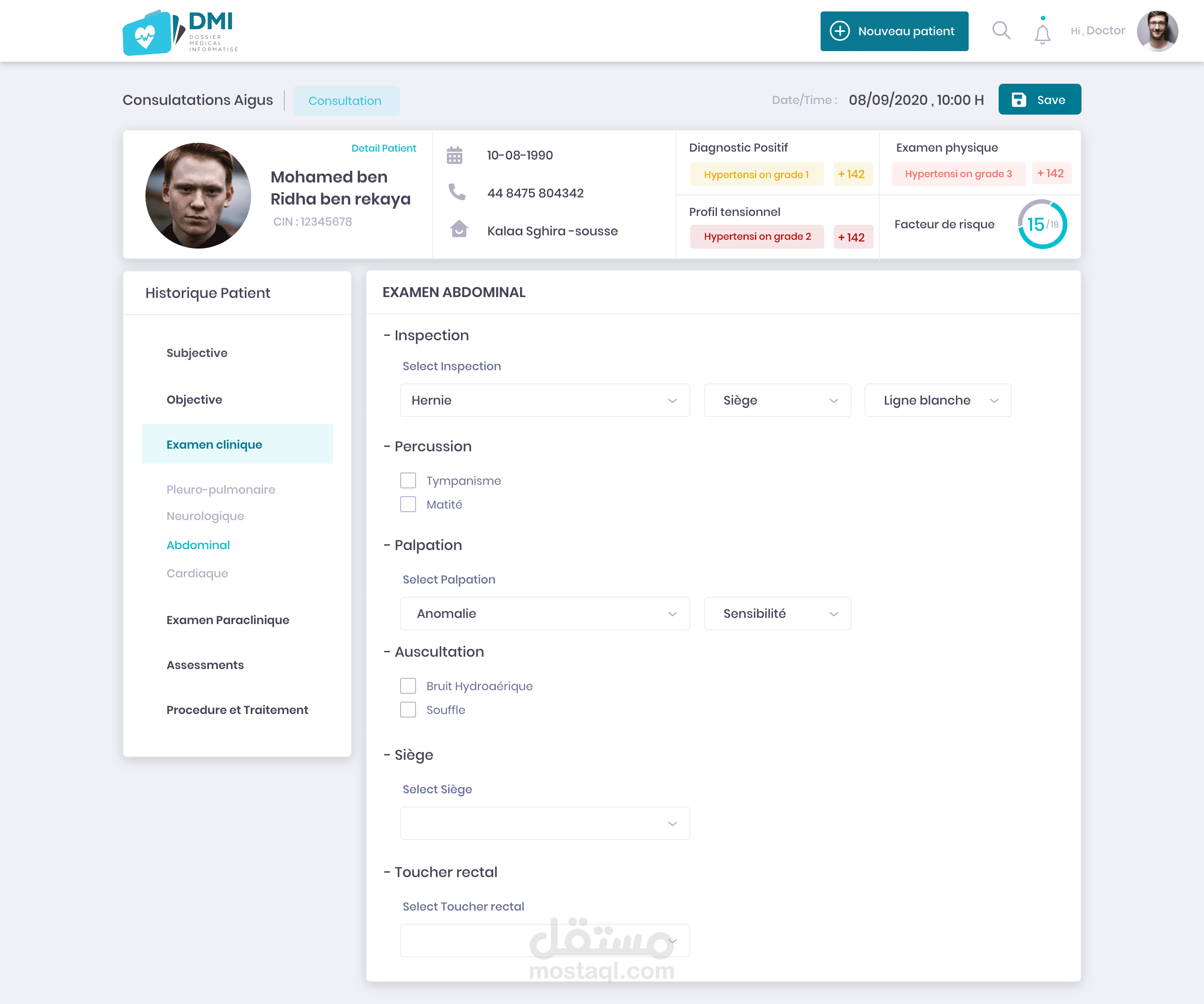 DMI: medical files managements | مستقل