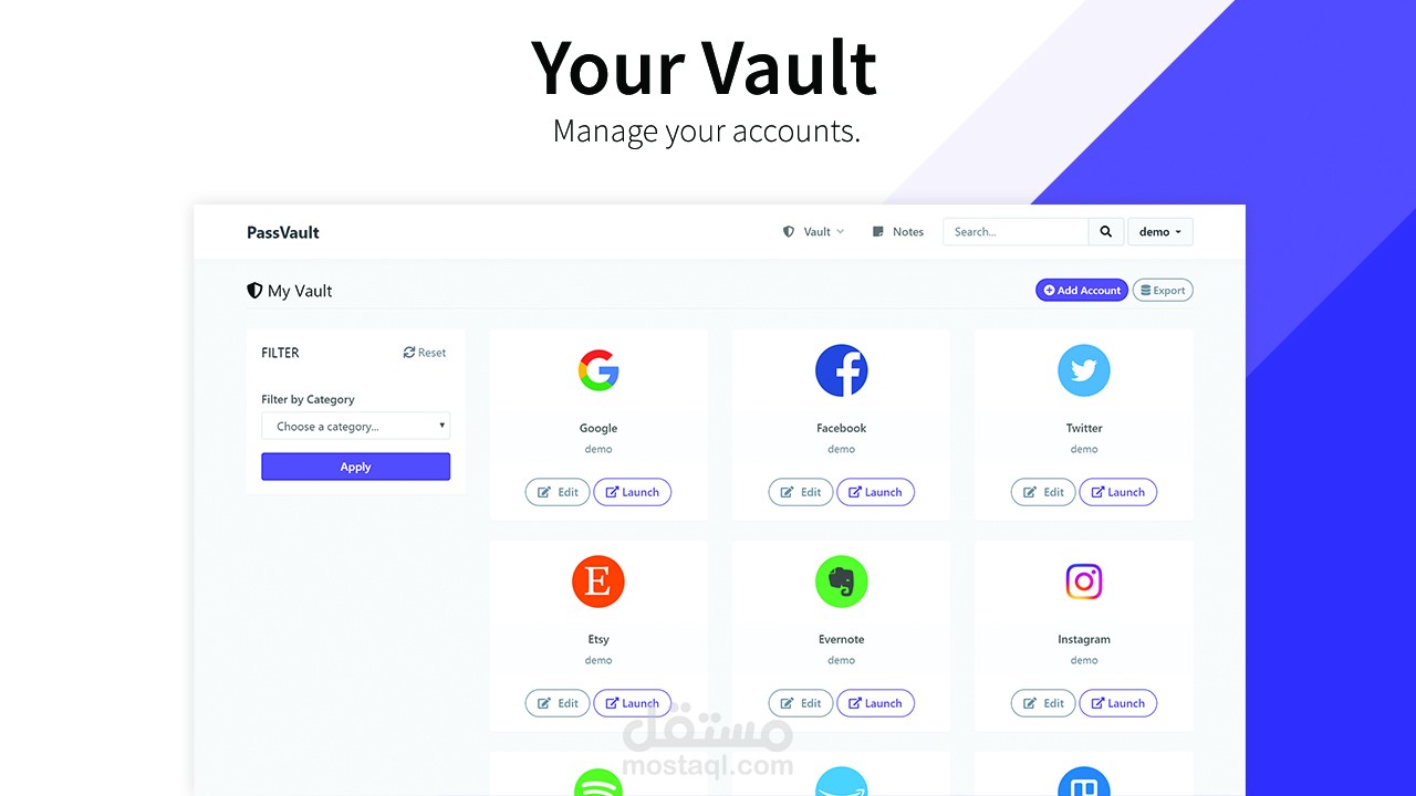 Super Secure Password Manager | مستقل Super Secure Password Manager | مستقل
