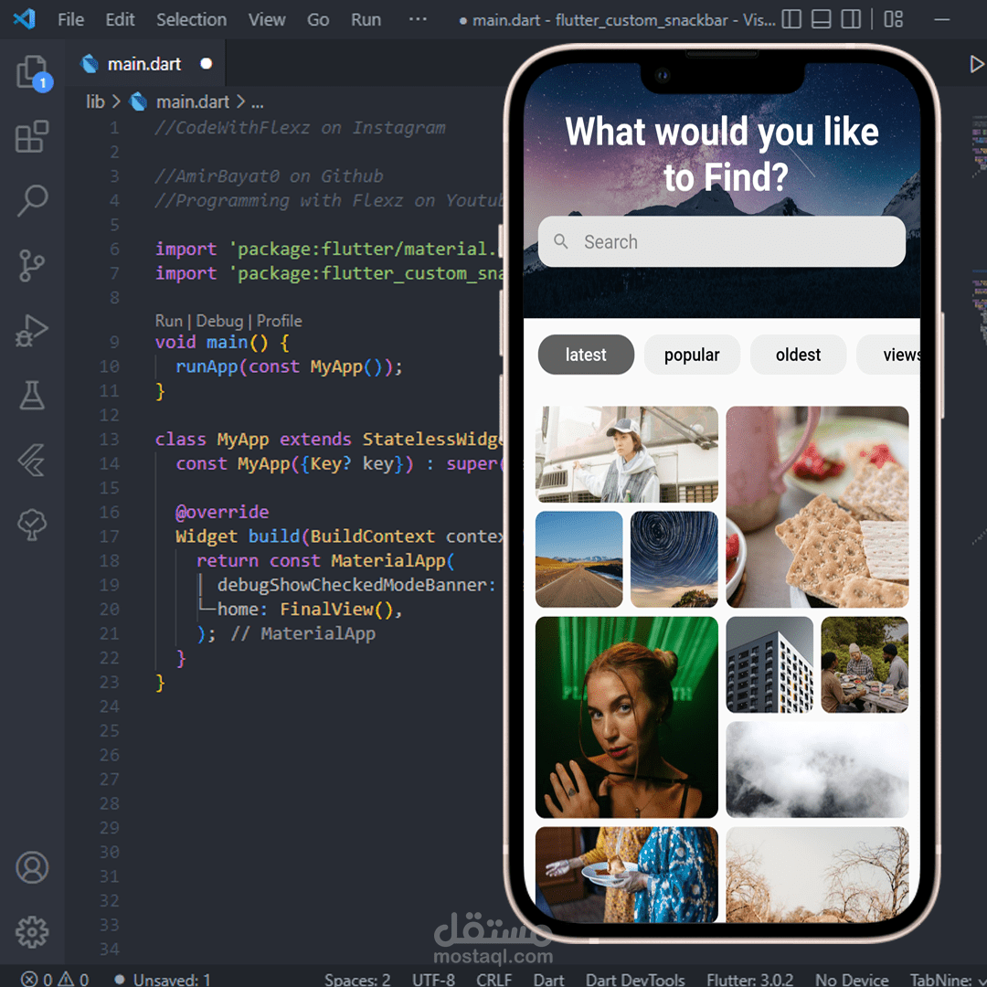 unsplash-API-testing | مستقل