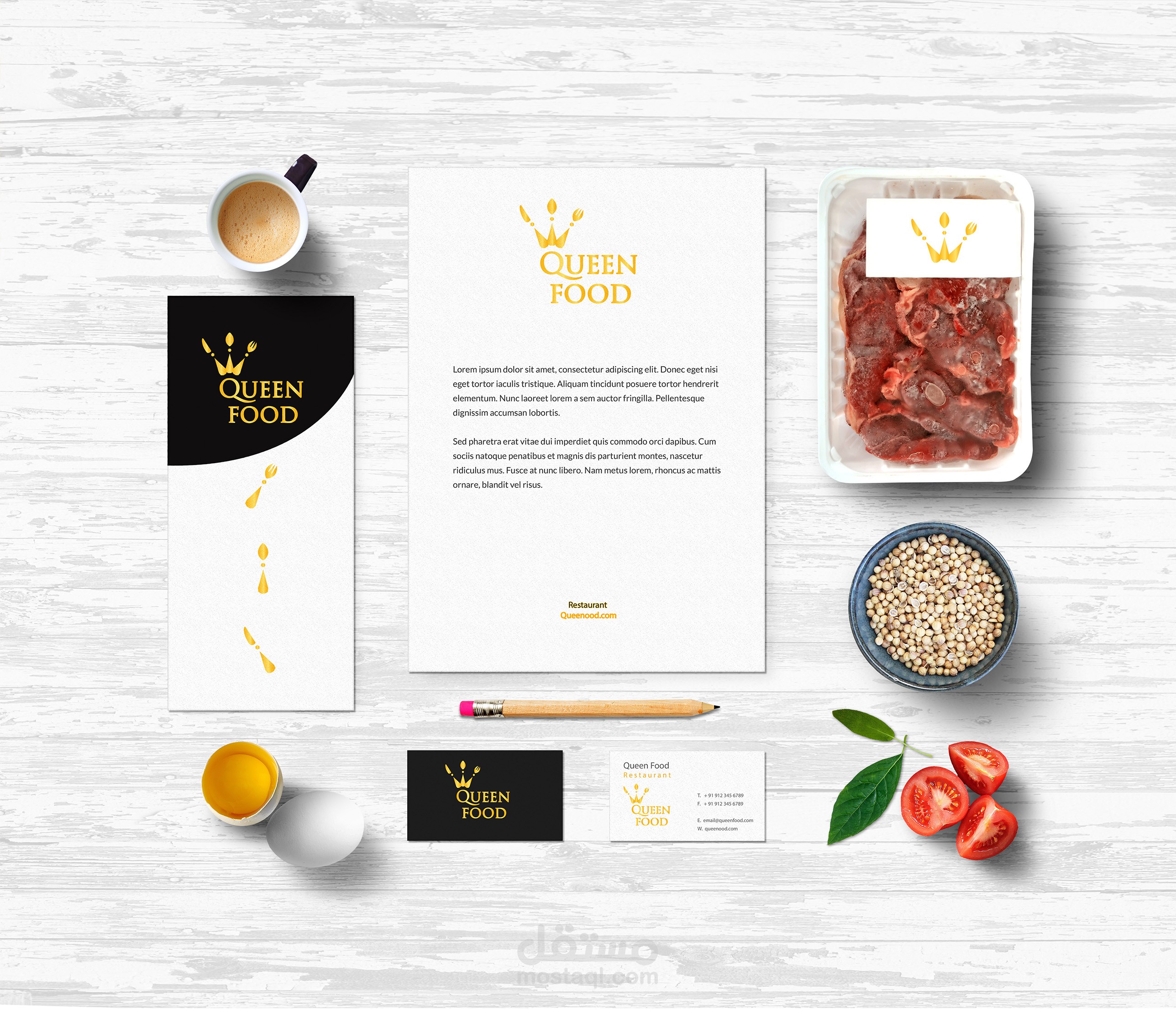 تصميم شعار" Queen food" | مستقل