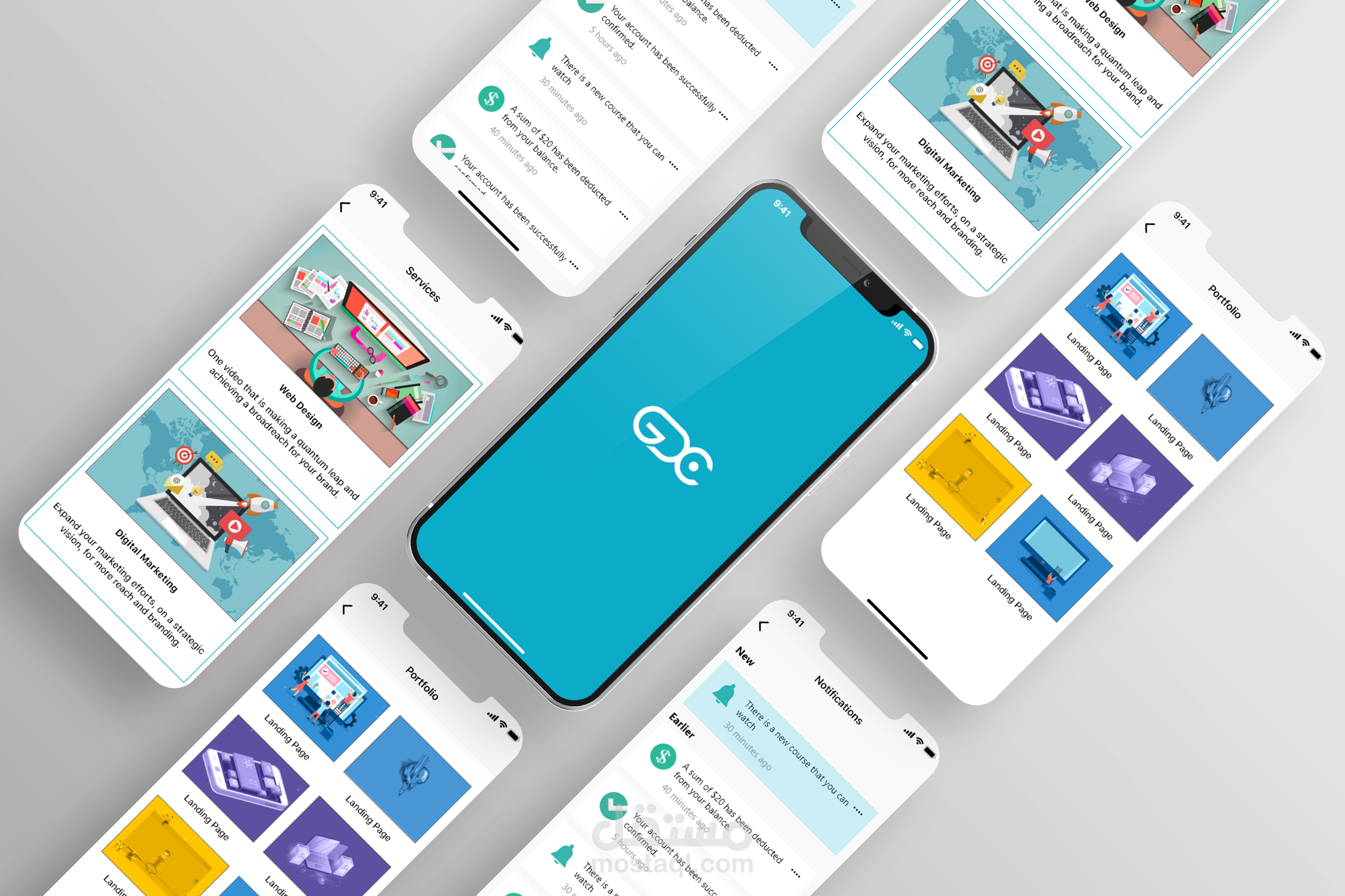 UI/UX-تطبيقIOS لشركة GDS | مستقل