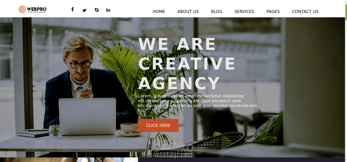 static non responsive website | مستقل