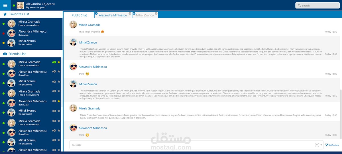 Node JS Chatting | مستقل Node JS Chatting | مستقل