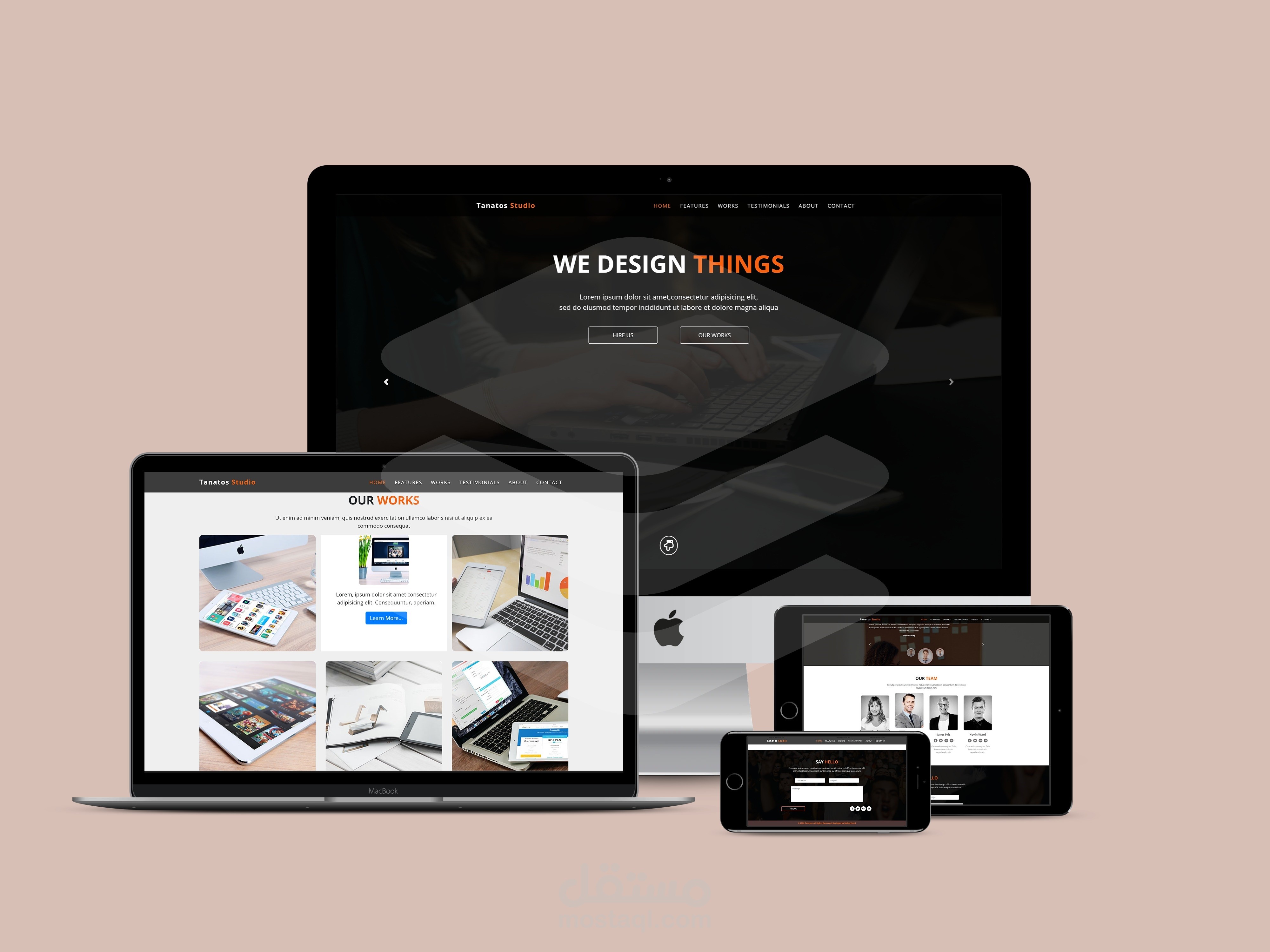 Tanatos Template | مستقل