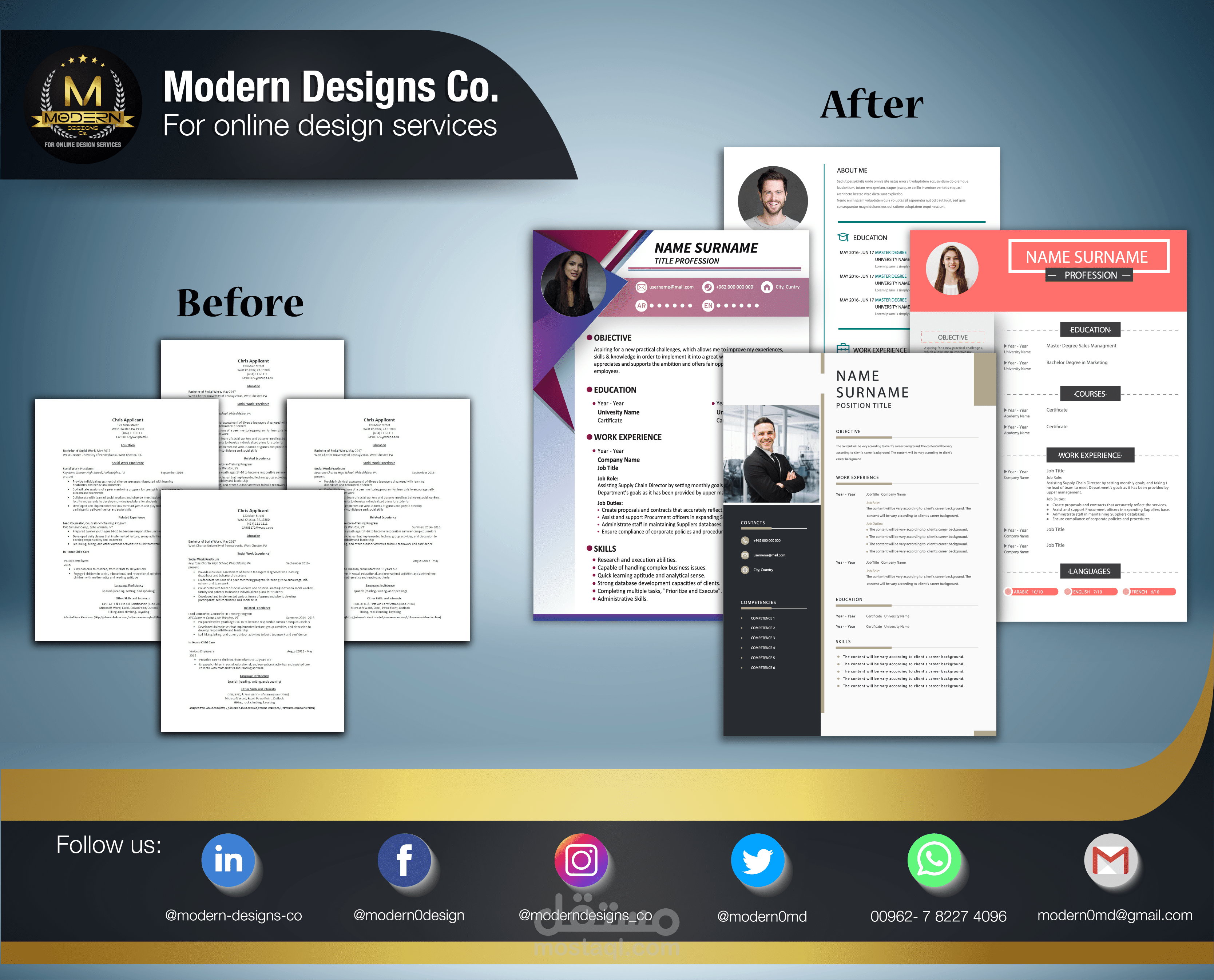 CV Writing & Designing | مستقل