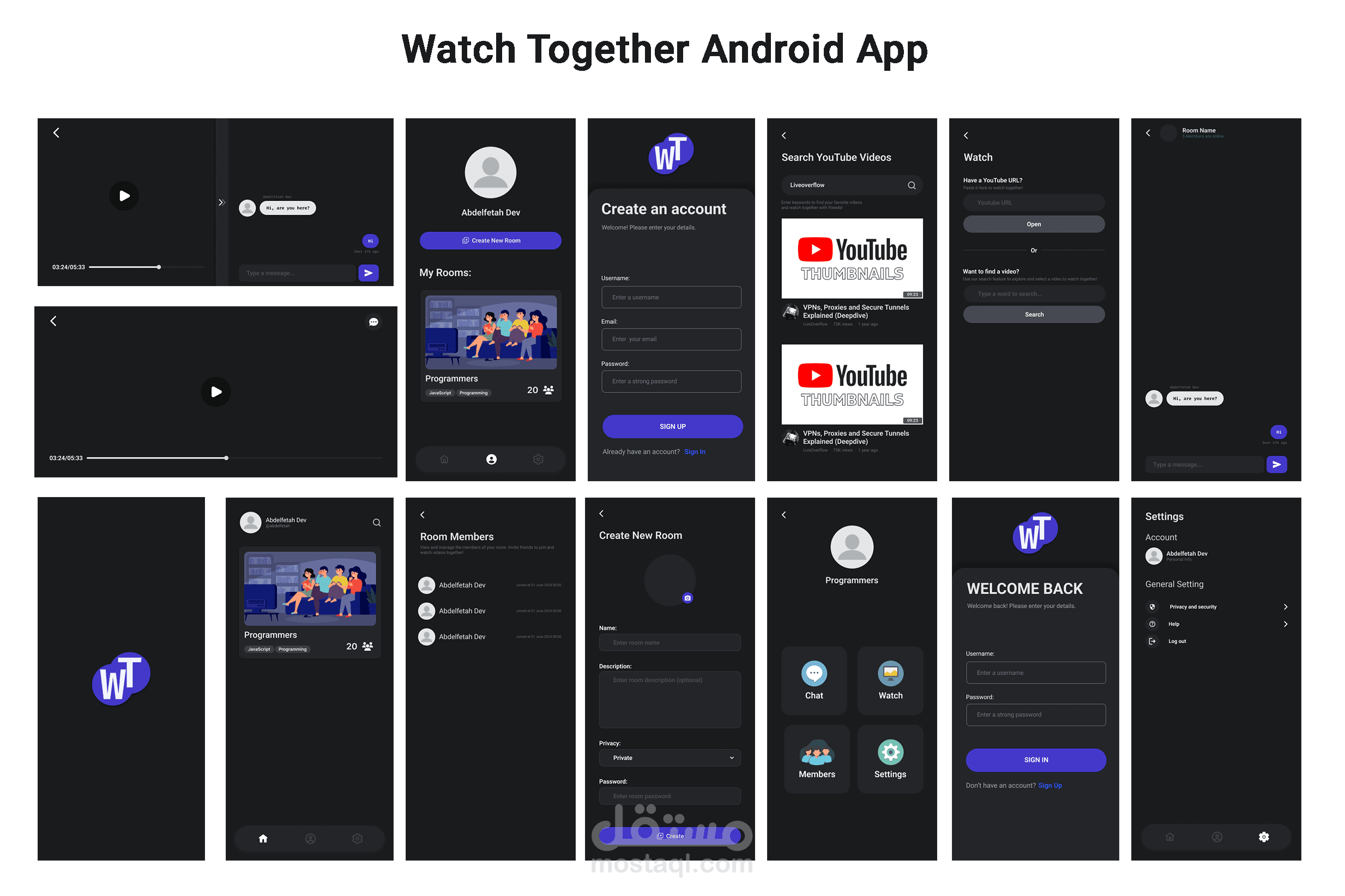 Watch-Together (Android App) | مستقل