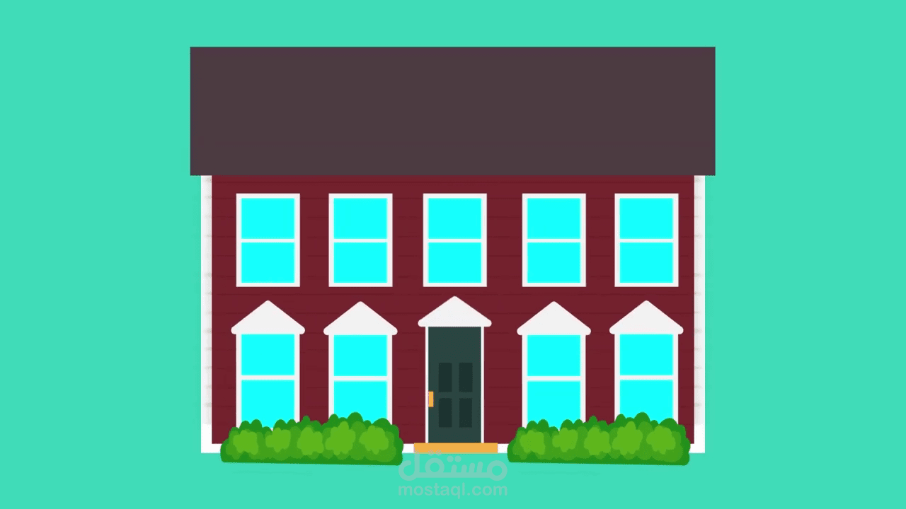 Animated House For Motion Project | مستقل
